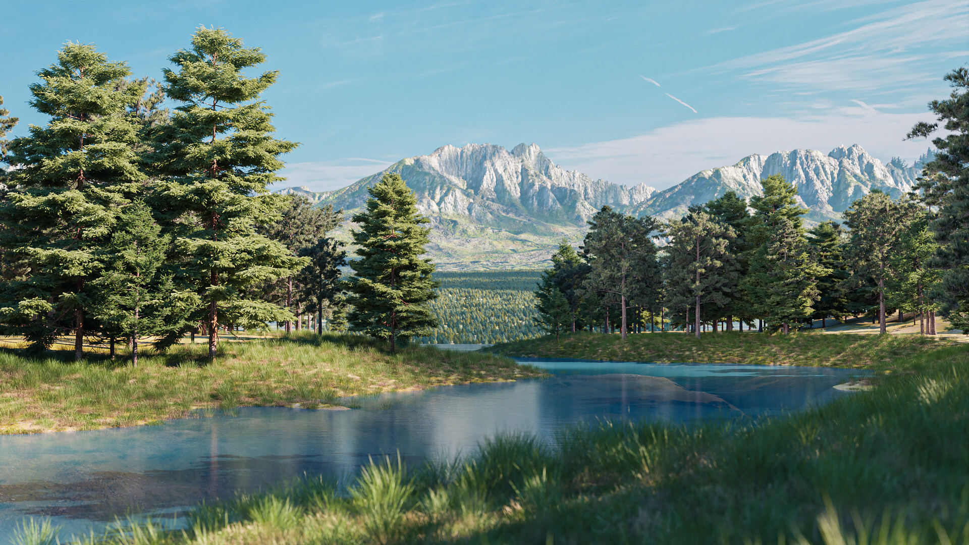 ArtStation - Beautiful River Landscape