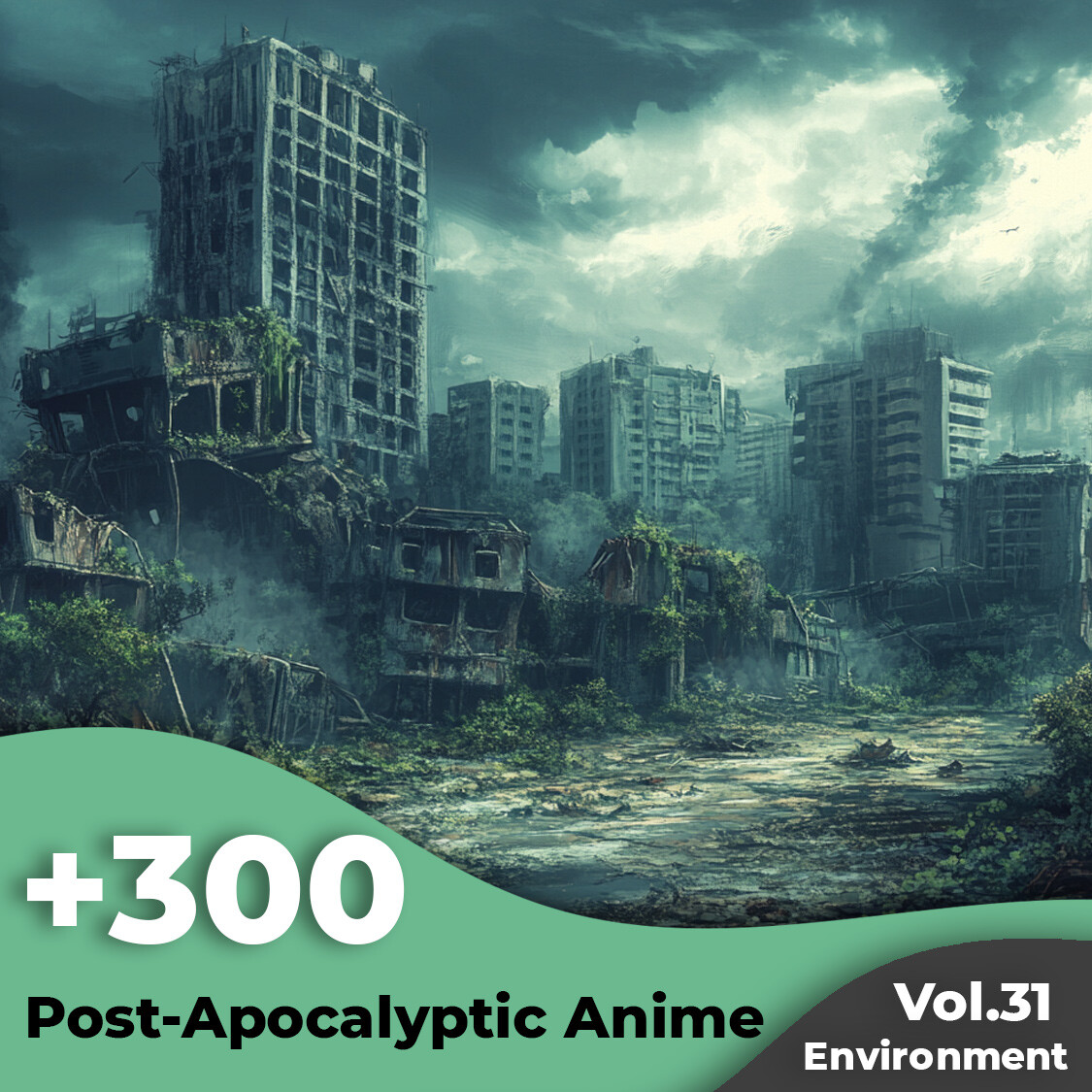 ArtStation - +300 Post-Apocalyptic Anime Environment Reference (4k)