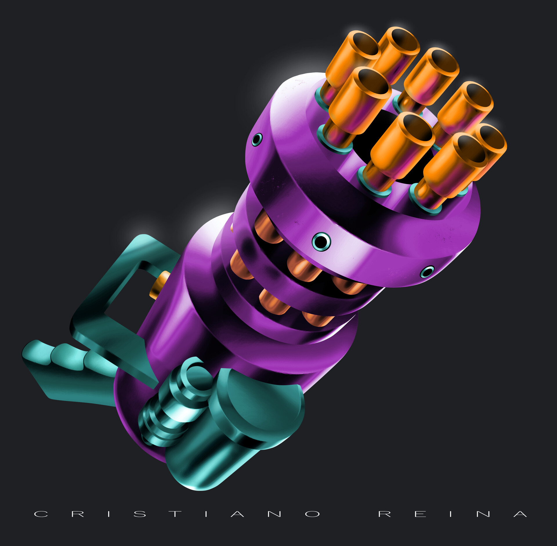 ArtStation - Machine gun