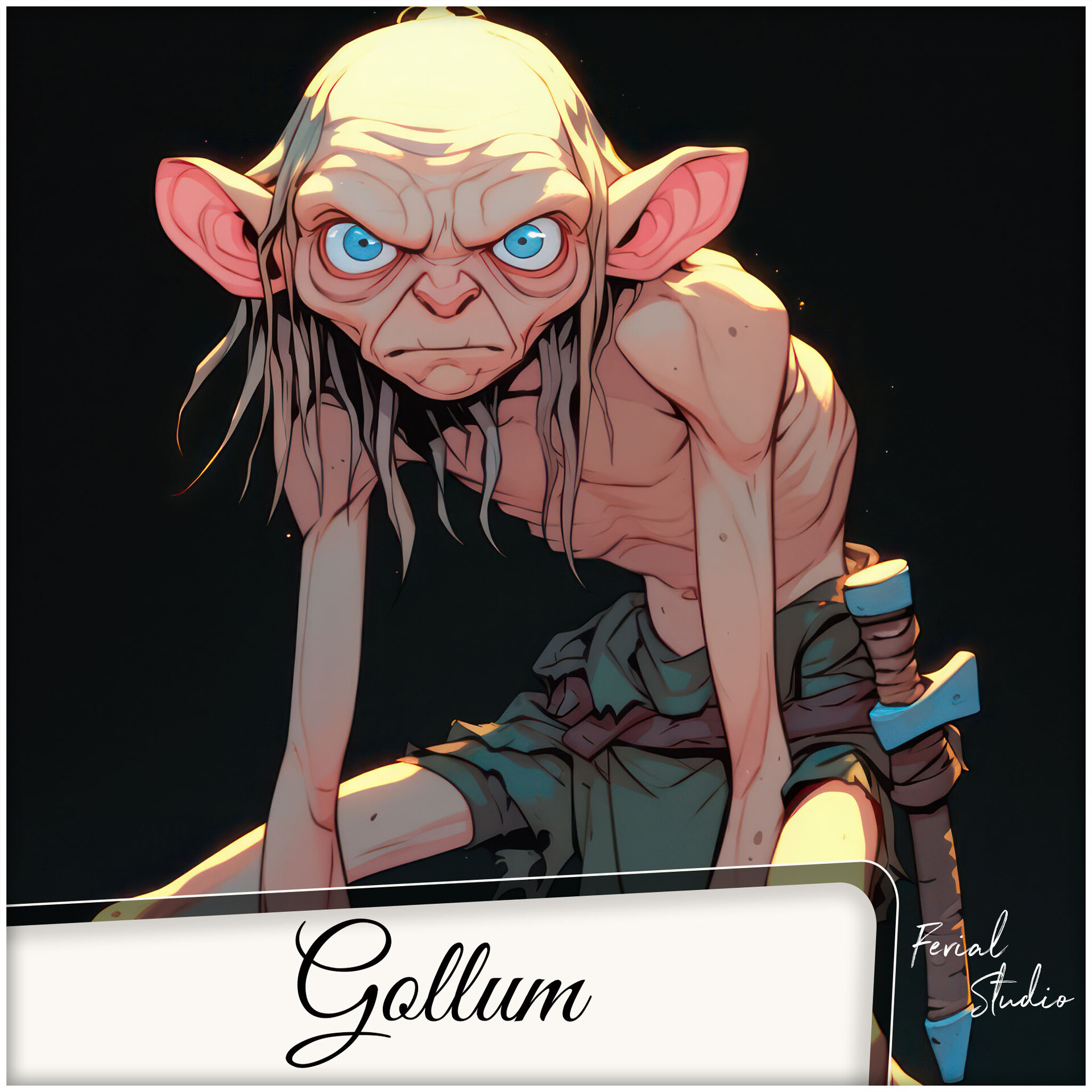 ArtStation - 🔹300 Gollum - Cartoon Character Reference Image Pack v.237 ...