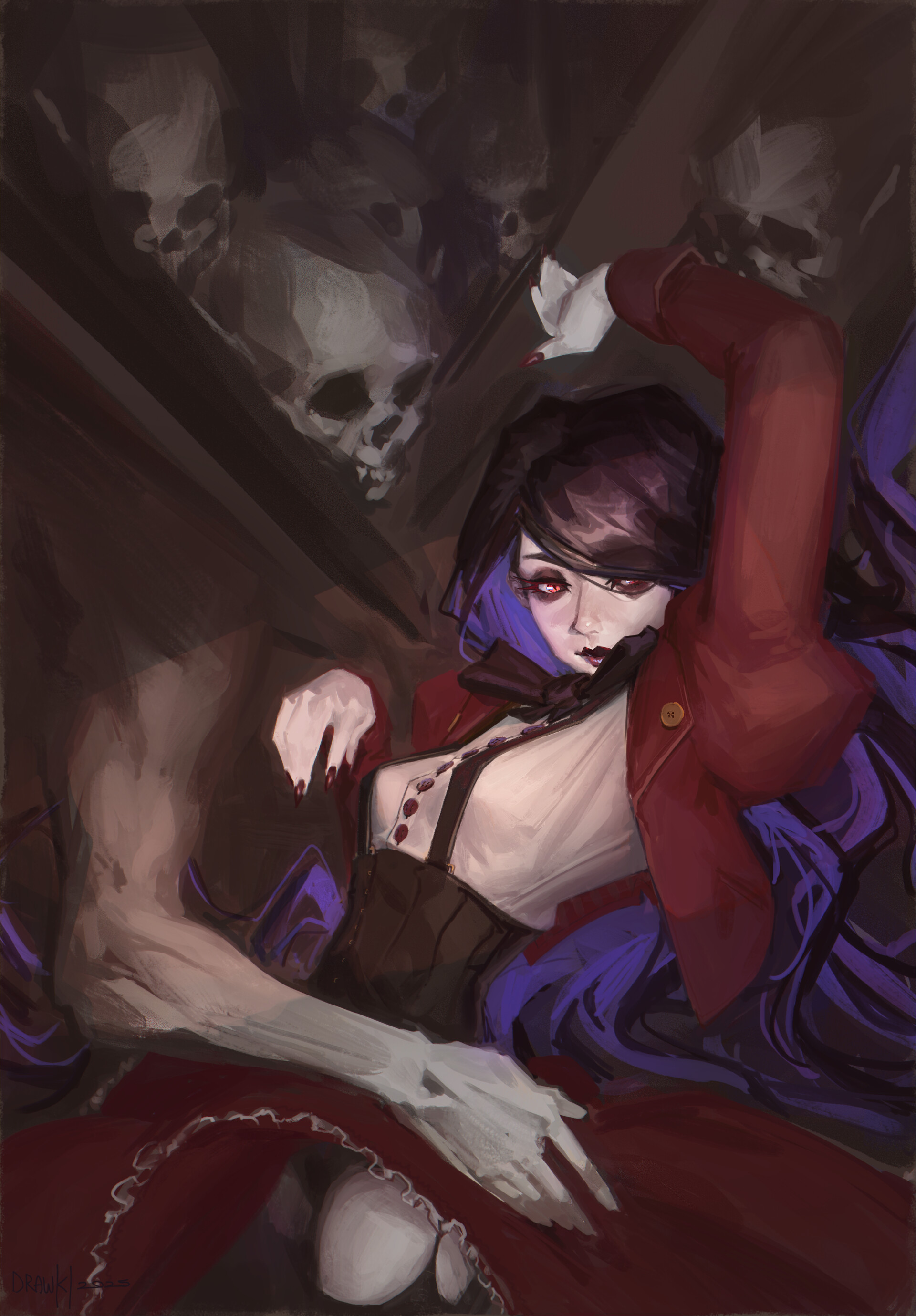 ArtStation - Clare, the devil summoner