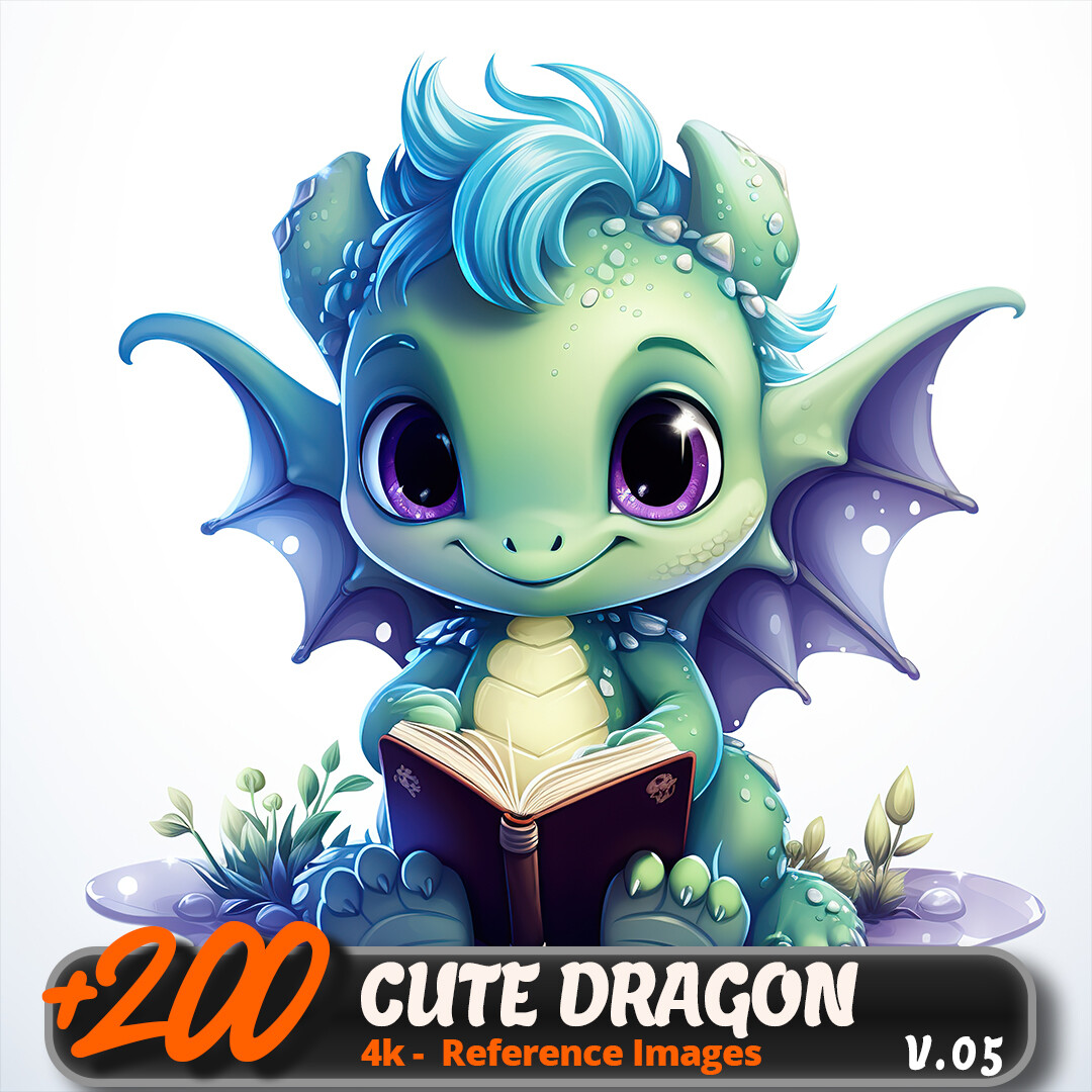 ArtStation - CUTE DRAGON VOL. 05/ 4K/ Reference Image