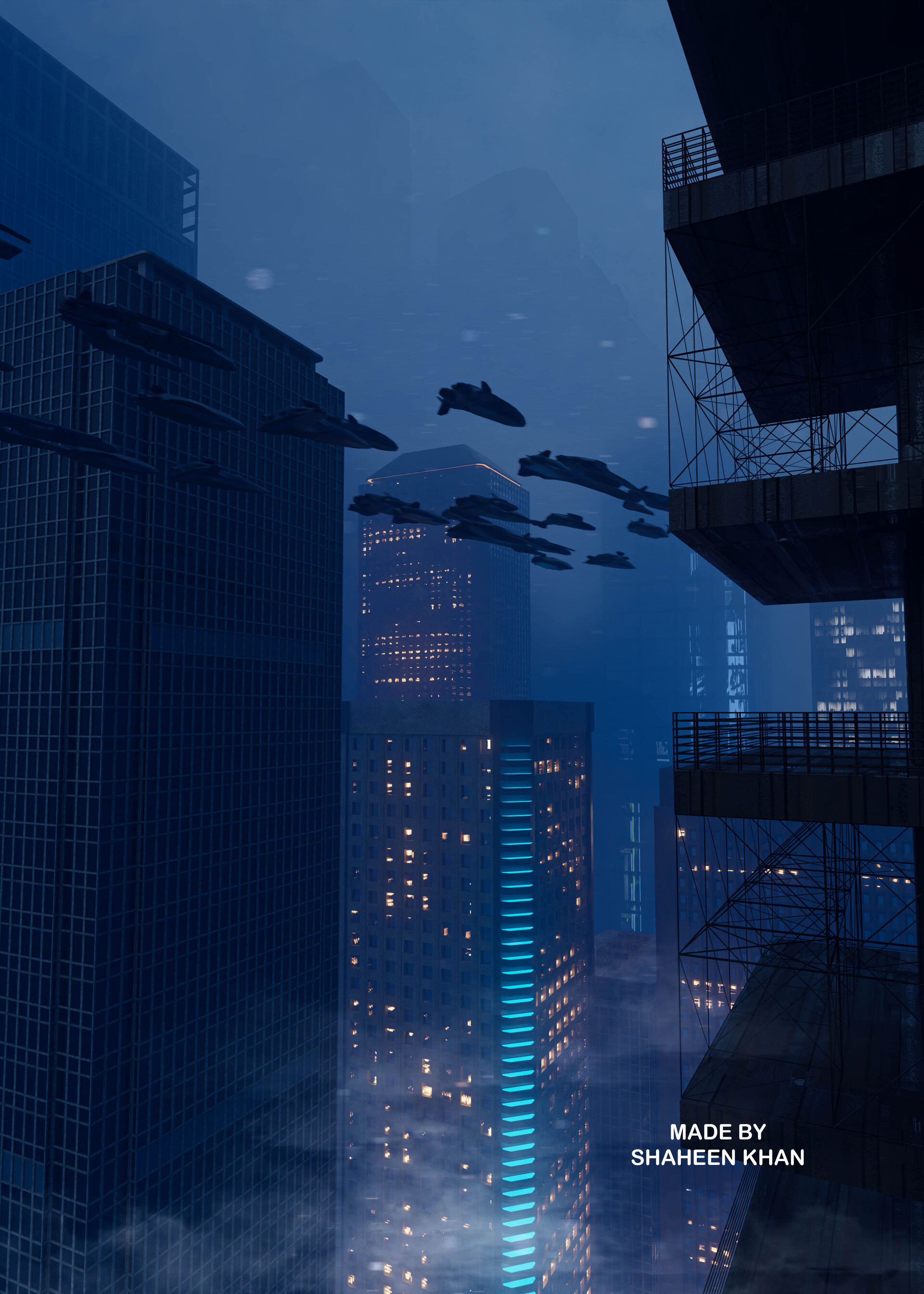 ArtStation - Blue World