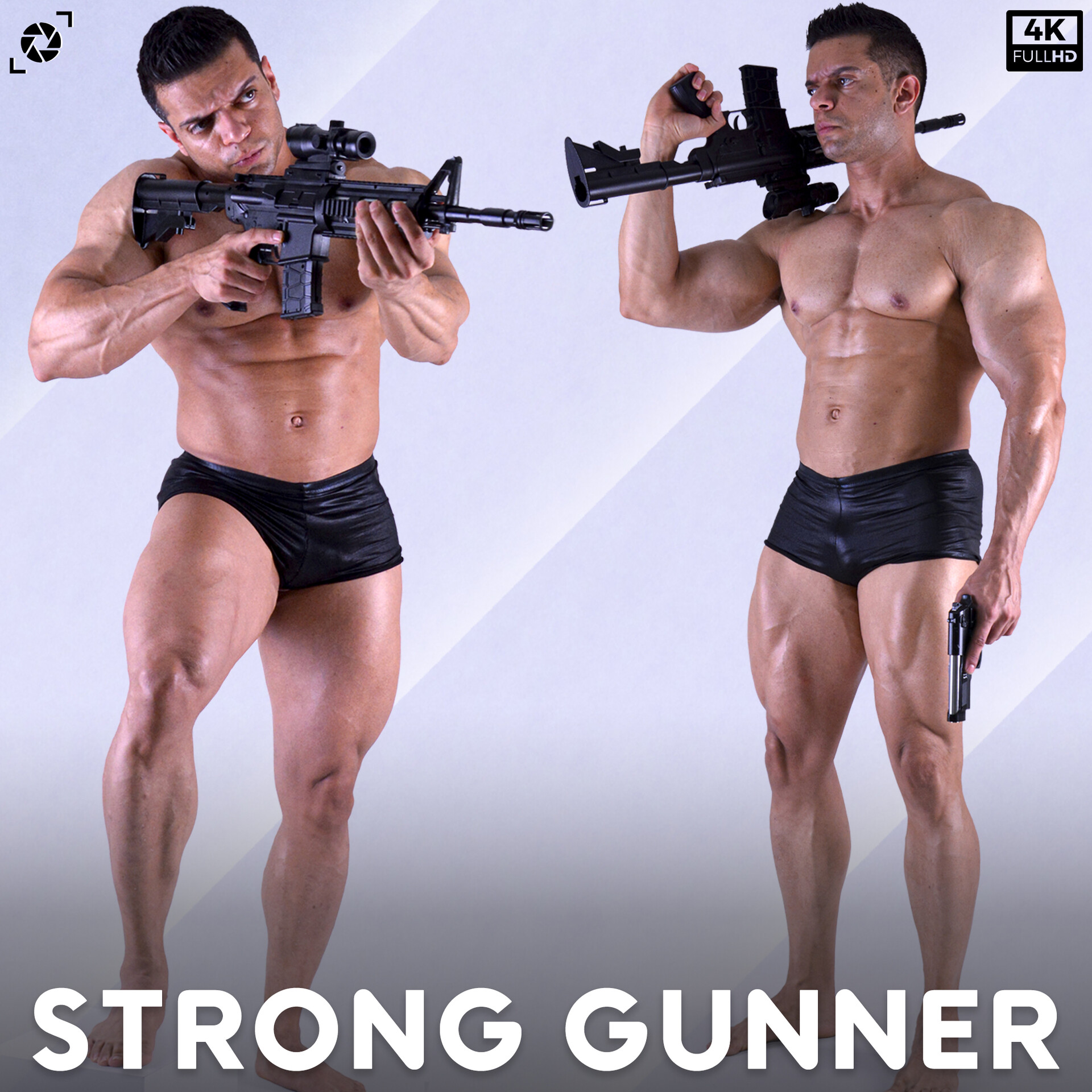 ArtStation - +690 Strong Gunner Reference Pictures - Vol 7