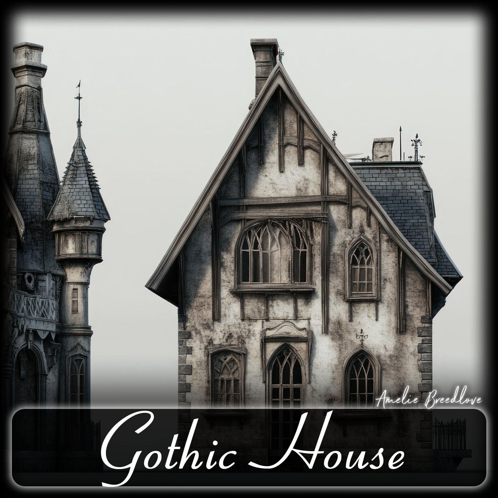 ArtStation - 200 Gothic House Reference Pack | 4K | v.6