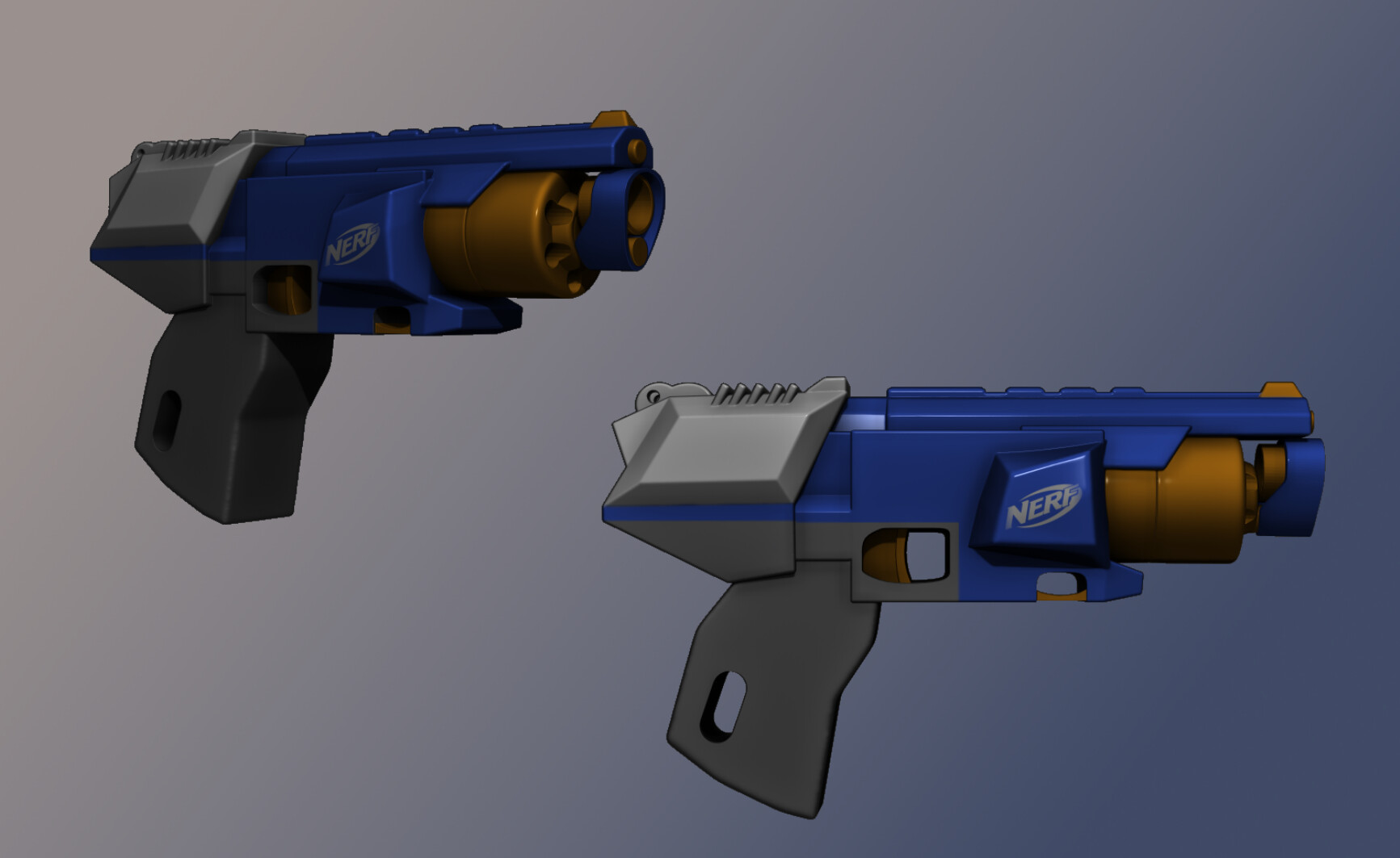 ArtStation - Nerf Gun Model