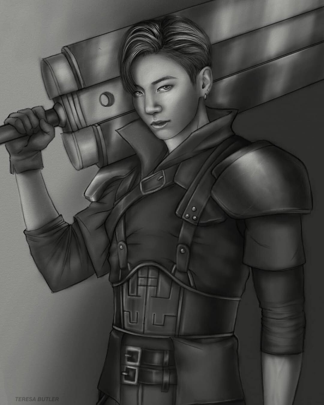 ArtStation - Legacy of the Buster: The Lone Wolf of Midgar.