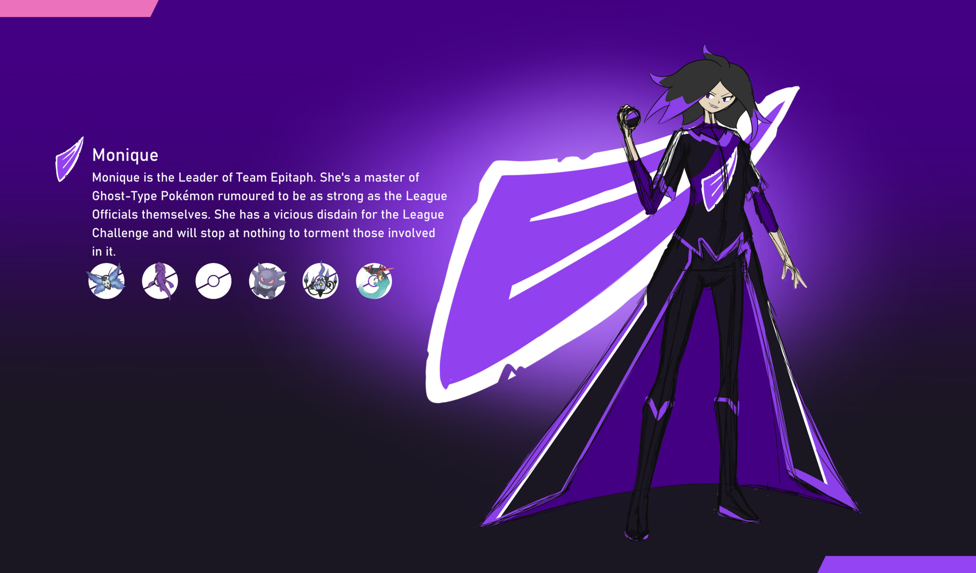 Daniel Boyle - Pokémon Fan Concept - Spirit and Spectre Team Epitaph