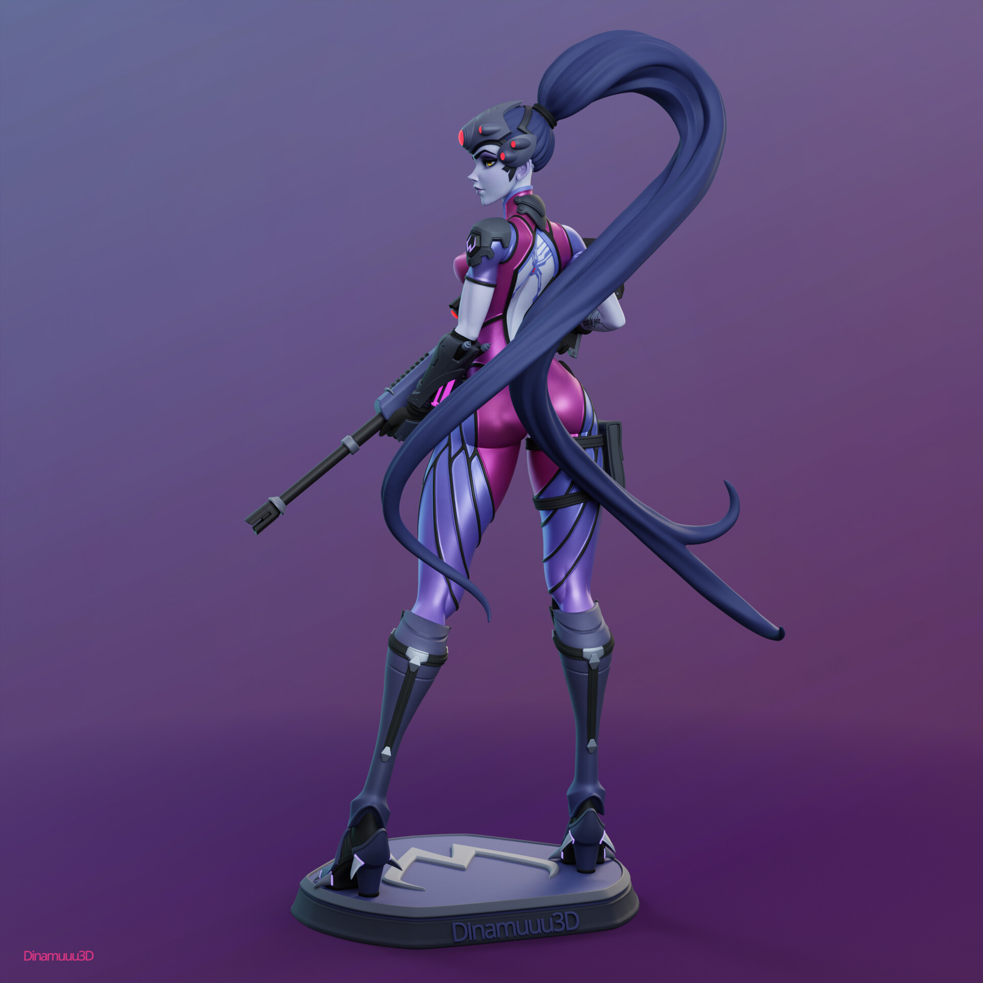 Dinamuuu 3D - Widowmaker 3D Print STL