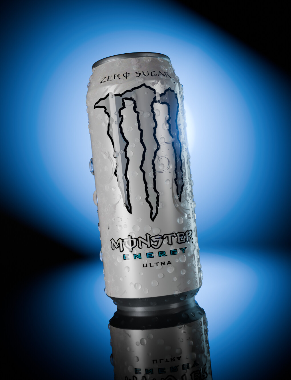 ArtStation - white monster ultra energy drink