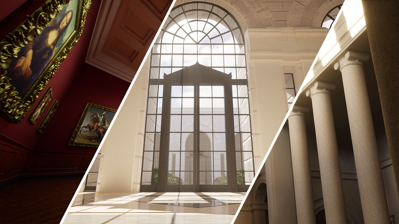 ArtStation - Baltimore Museum Interior Visualization | Unreal Engine 5