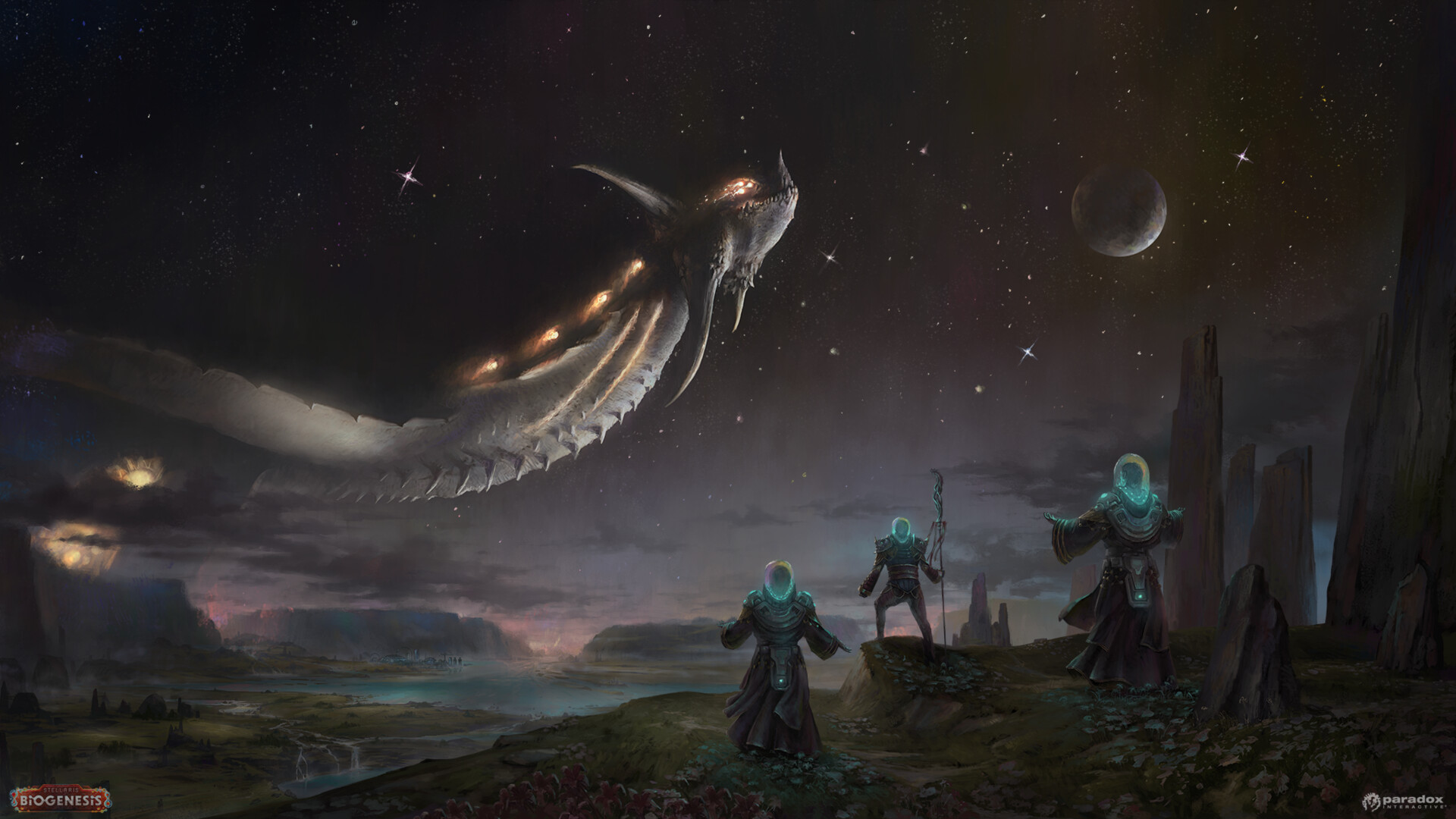 Felix Englund - Stellaris: Biogenesis Illustrations