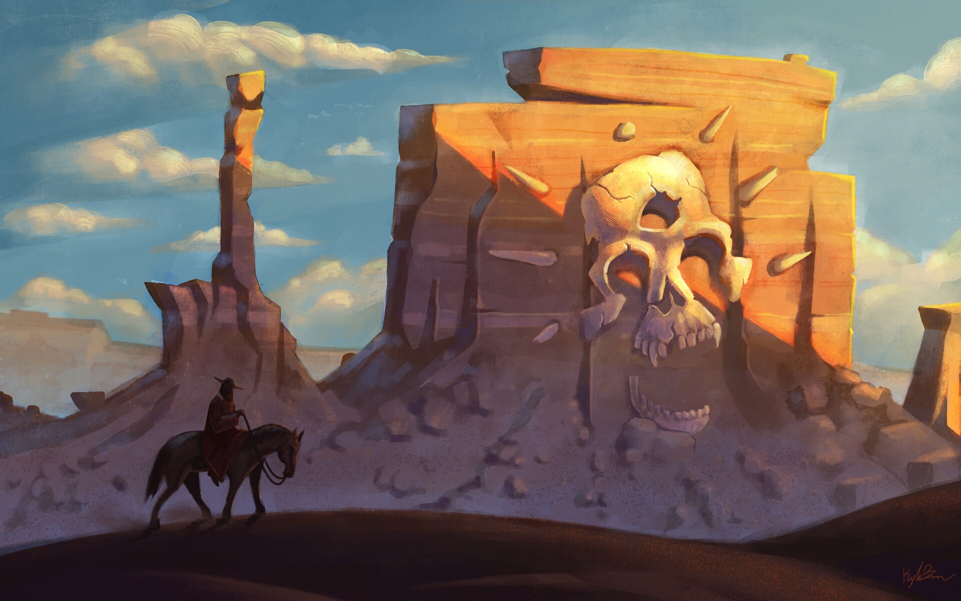 ArtStation - The Valley of Fallen Gods