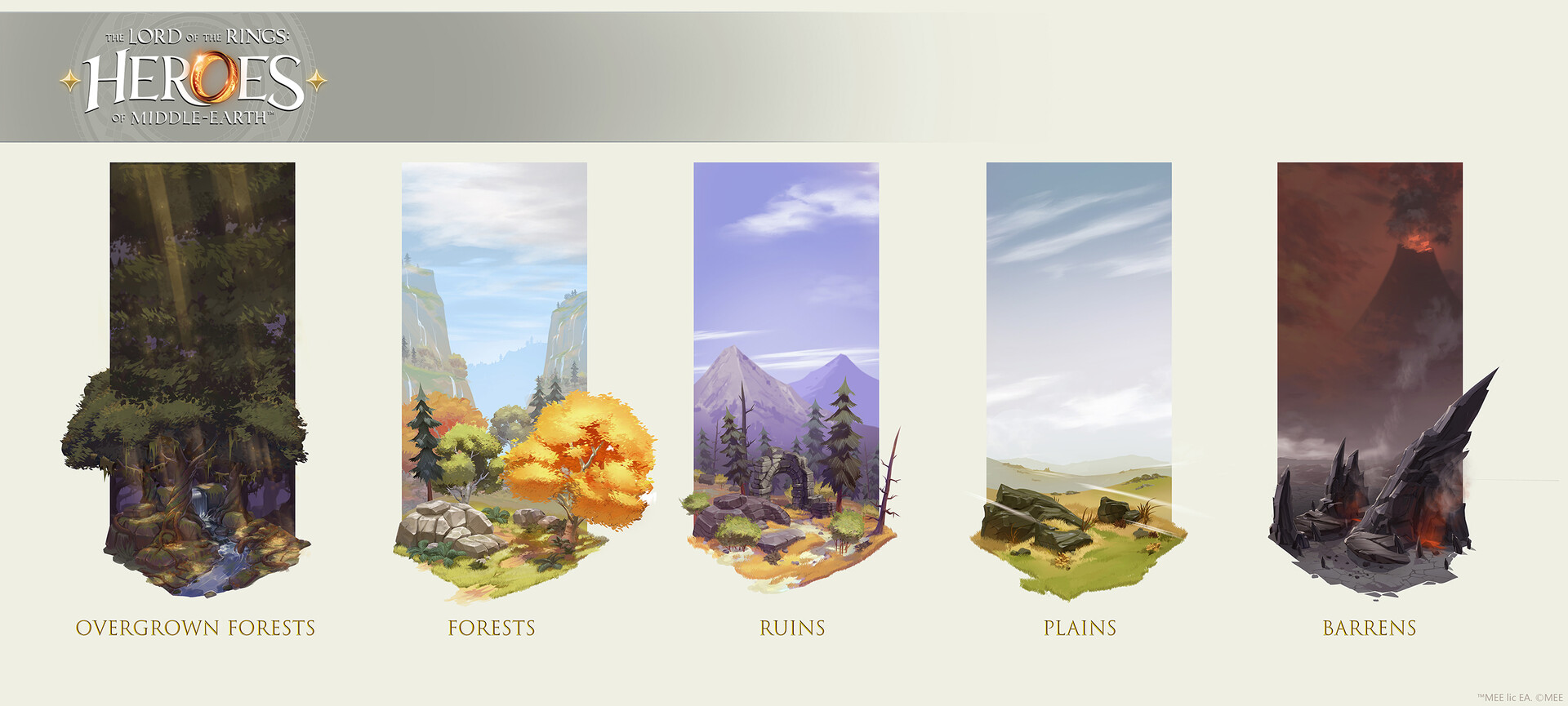 ArtStation - LotR: HoME Environment Vignette Sheet