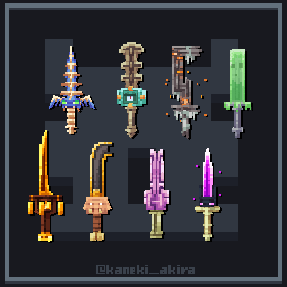 Kaneki Akira - Minecraft Mobs Sword - Enderman Sword