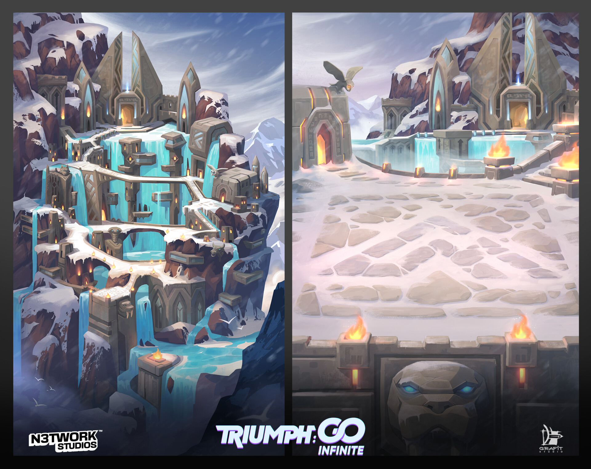 Grafit Studio - Triumph: GO Infinite – Mobile Game Environment Art