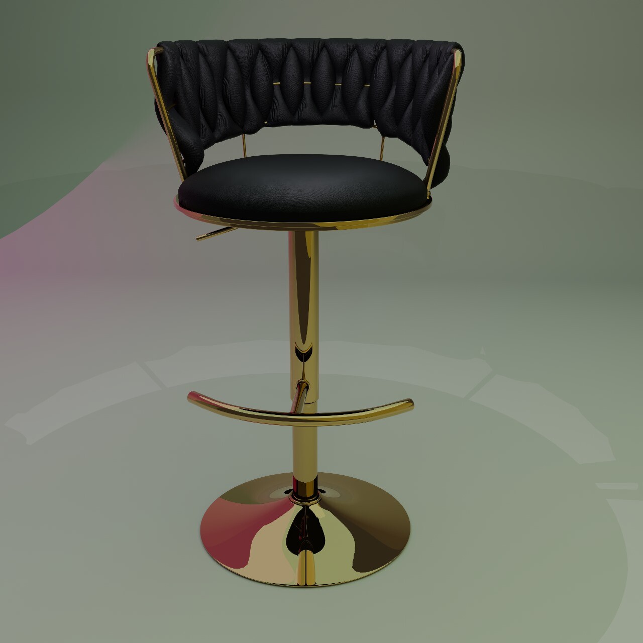 ArtStation - barbar shop stylish chair