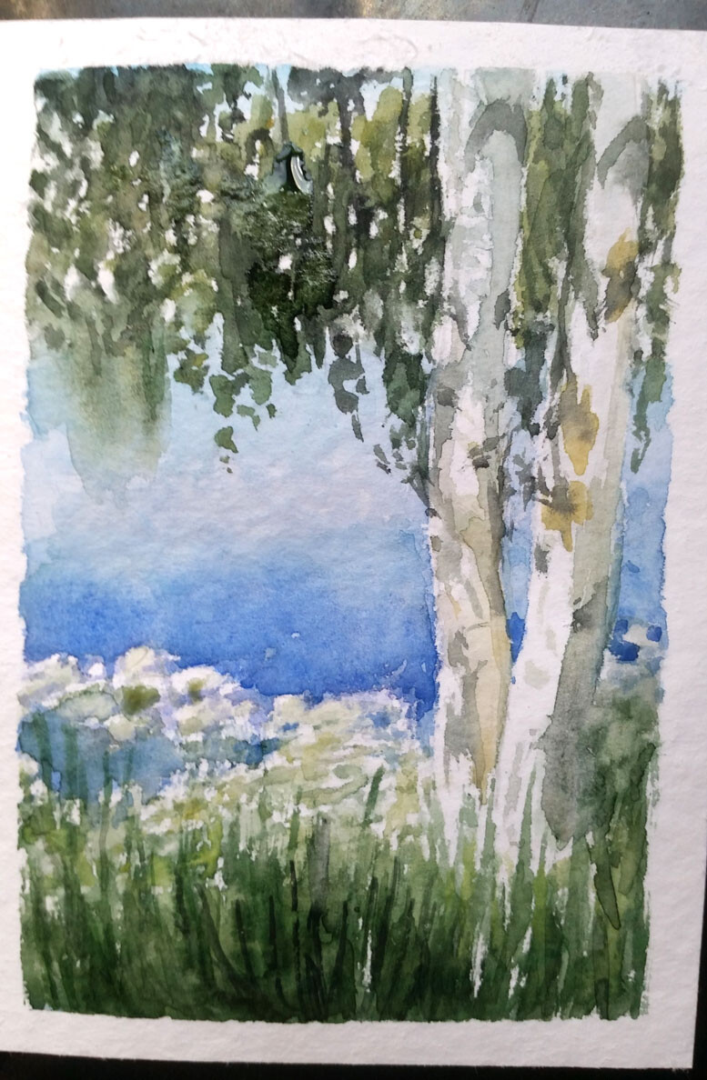 ArtStation - Landscapes in watercolor