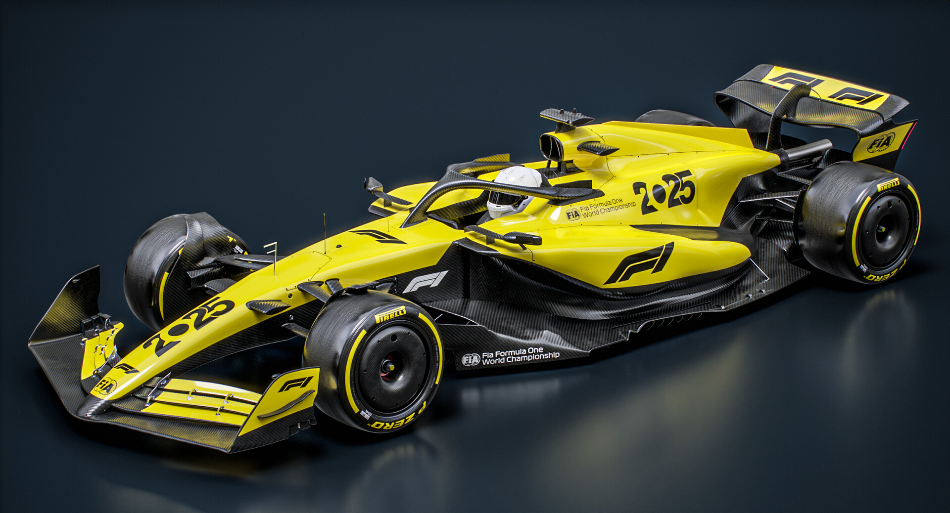 OpticalDreamSoft - Generic Formula 1 2025 F1 Race Car Mockup PBR 3D model