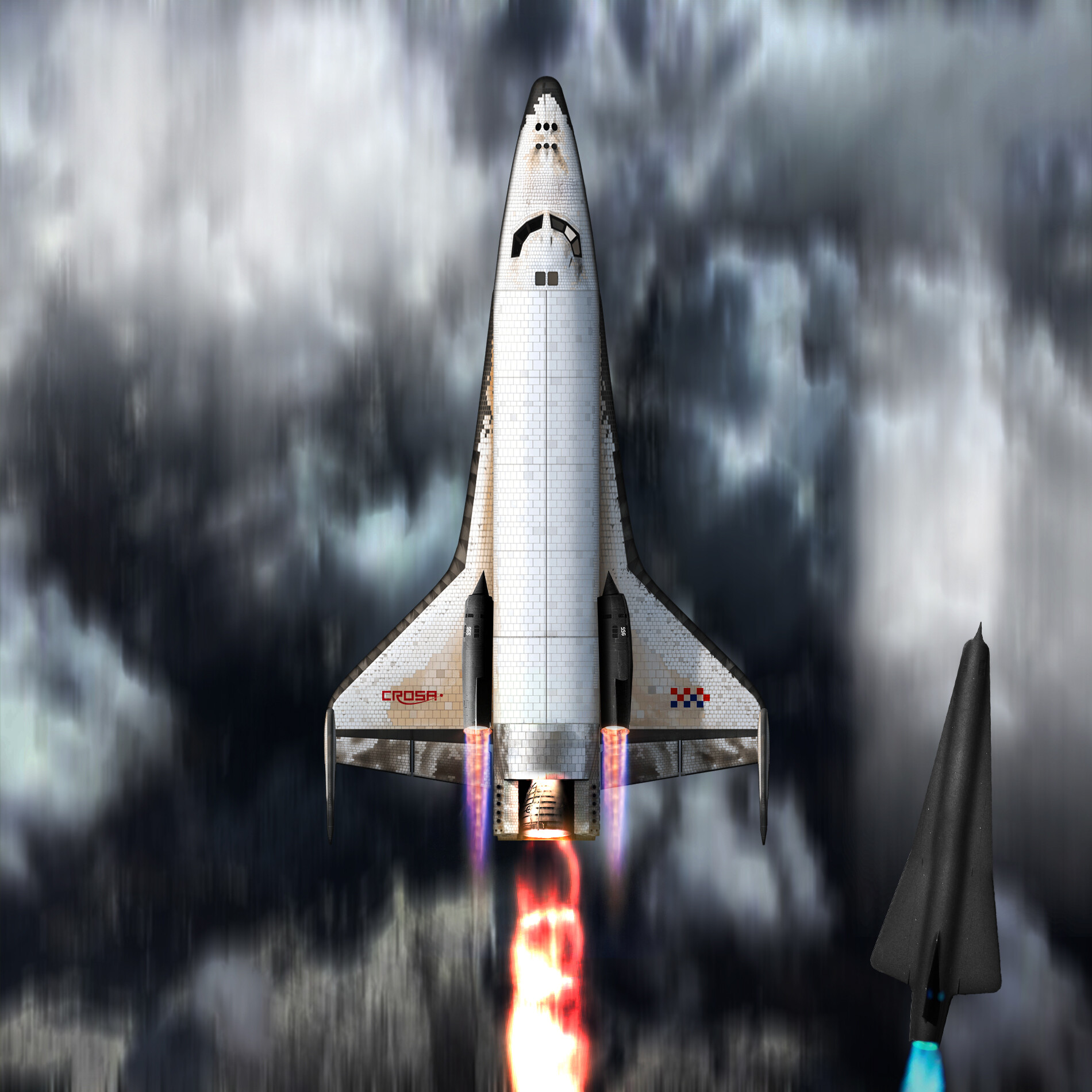 ArtStation - Crosa TSTO spaceplane