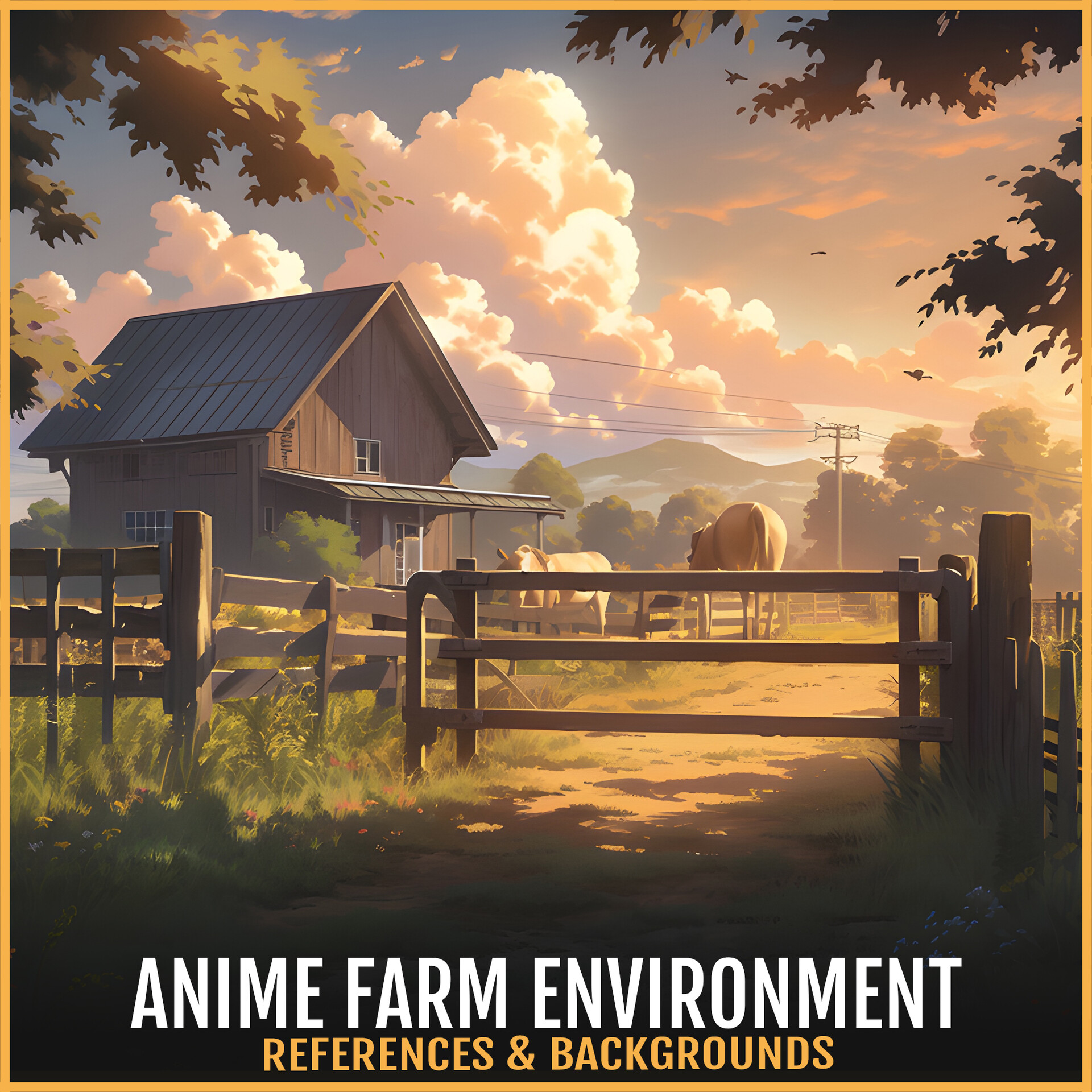 ArtStation - 303 Anime Farm Environment