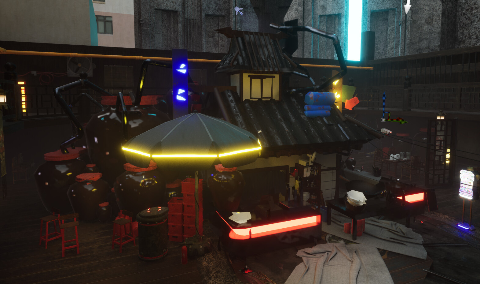 ArtStation - Cyberpunk style house