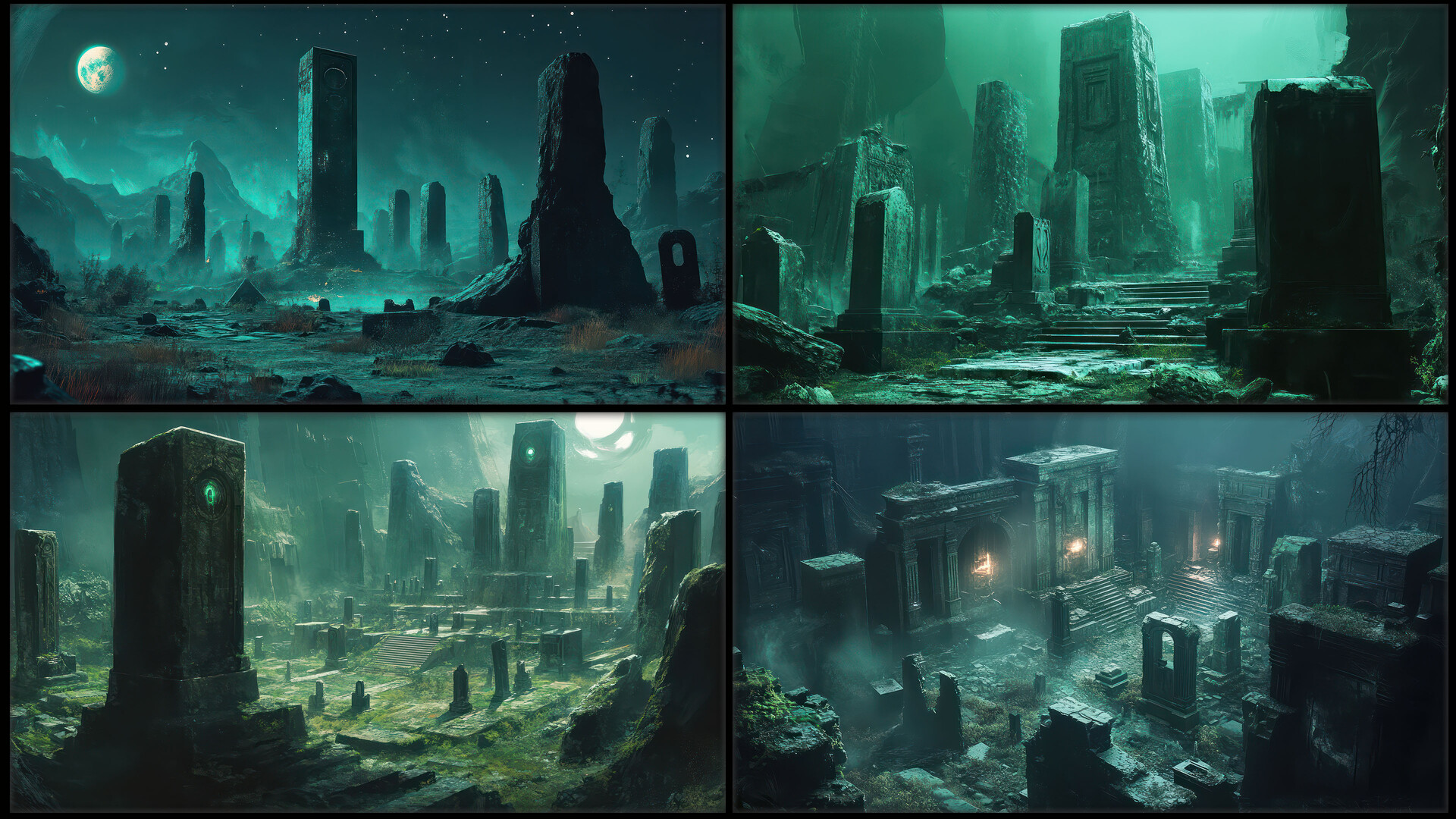 Ferial Concept - 🔹270 Sci-Fi Graveyard - Environment Concept Reference ...