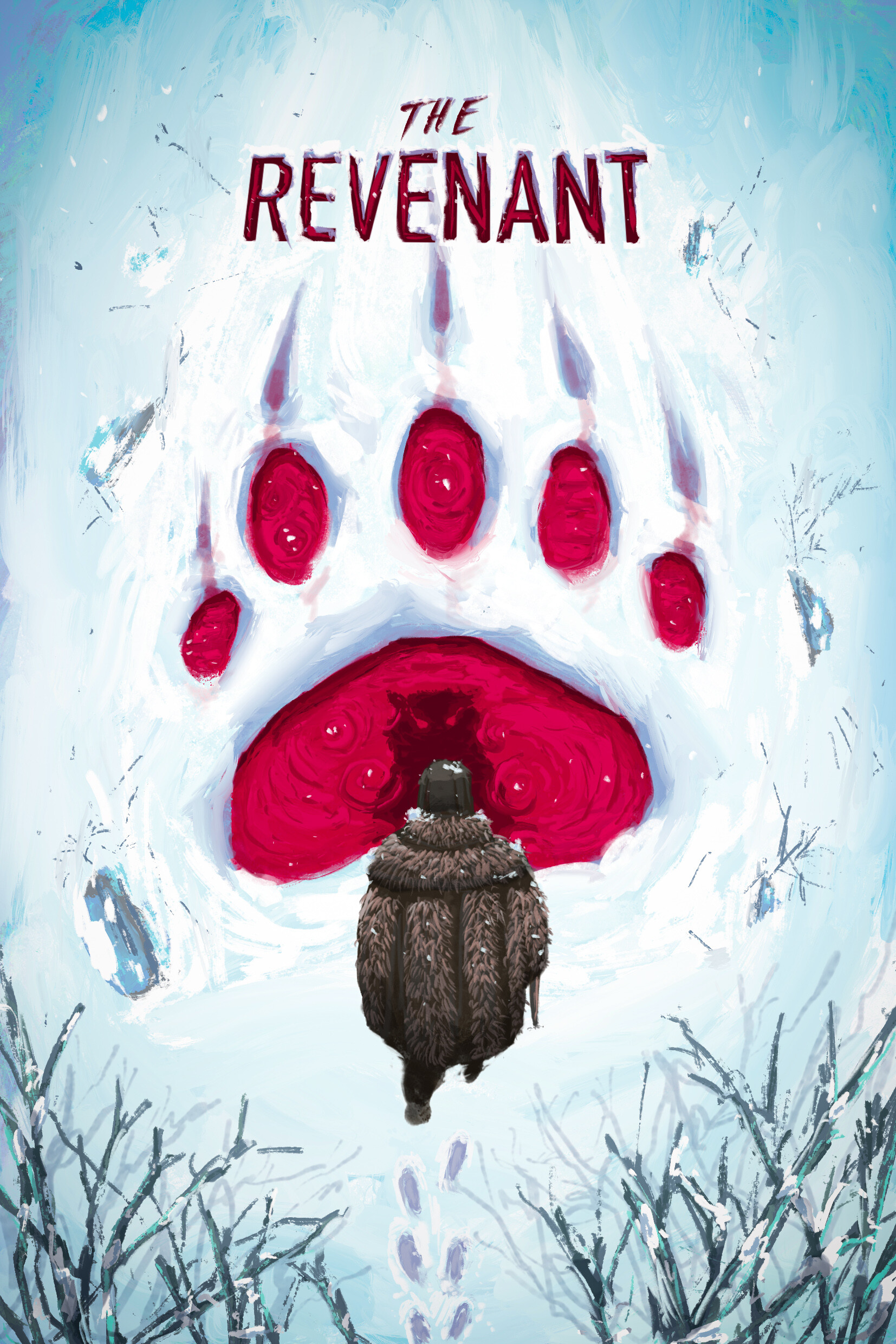 ArtStation - The Revenant as a book cover