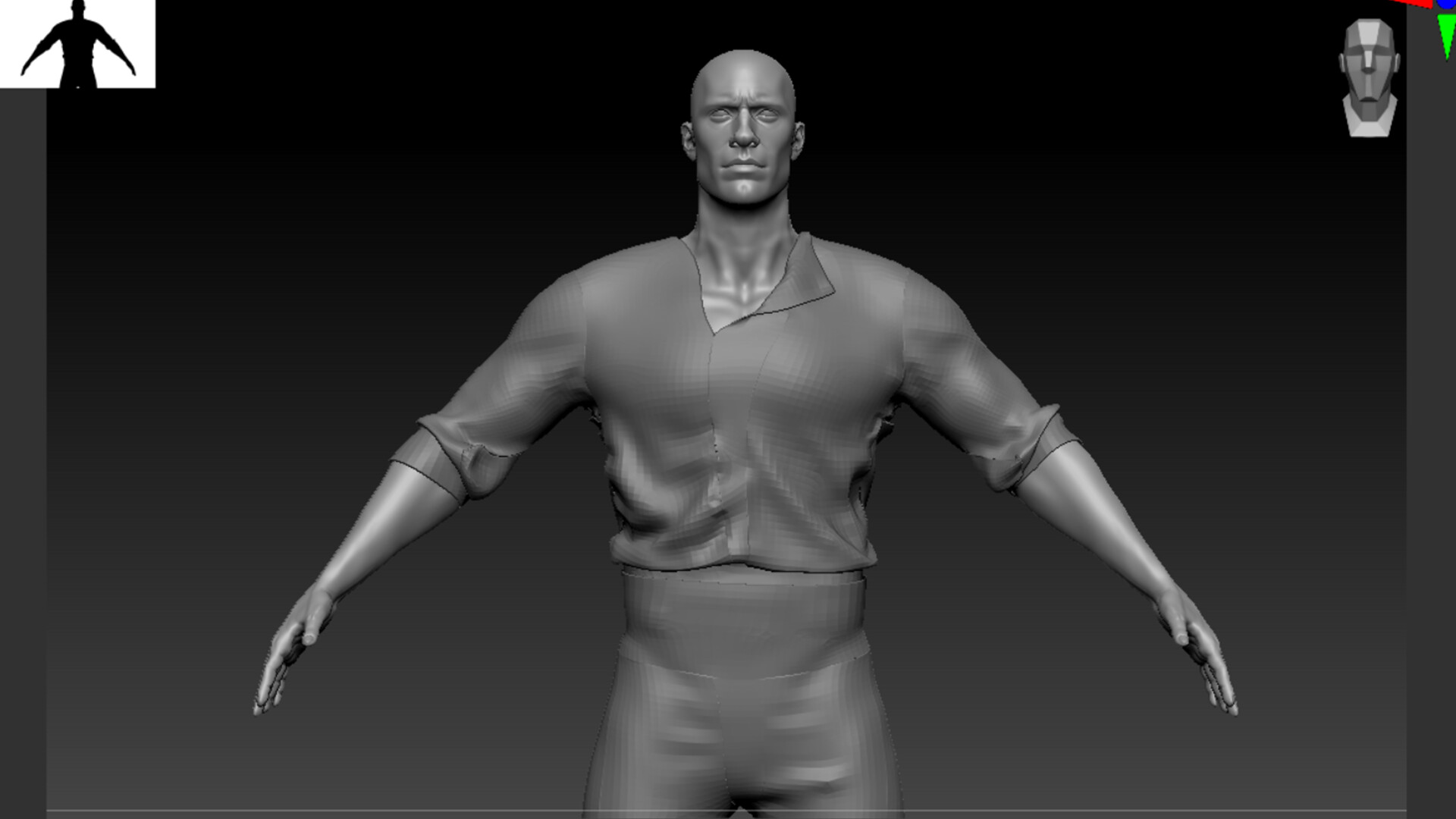 ArtStation - Stylized Character Sculpt – WIP | ZBrush & Marvelous Designer