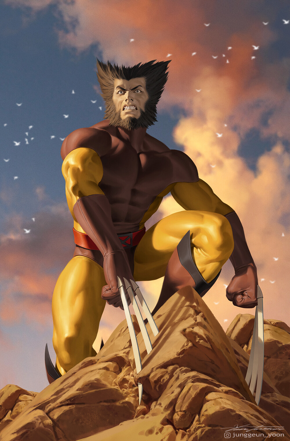 ArtStation - WOLVERINE Cover Art