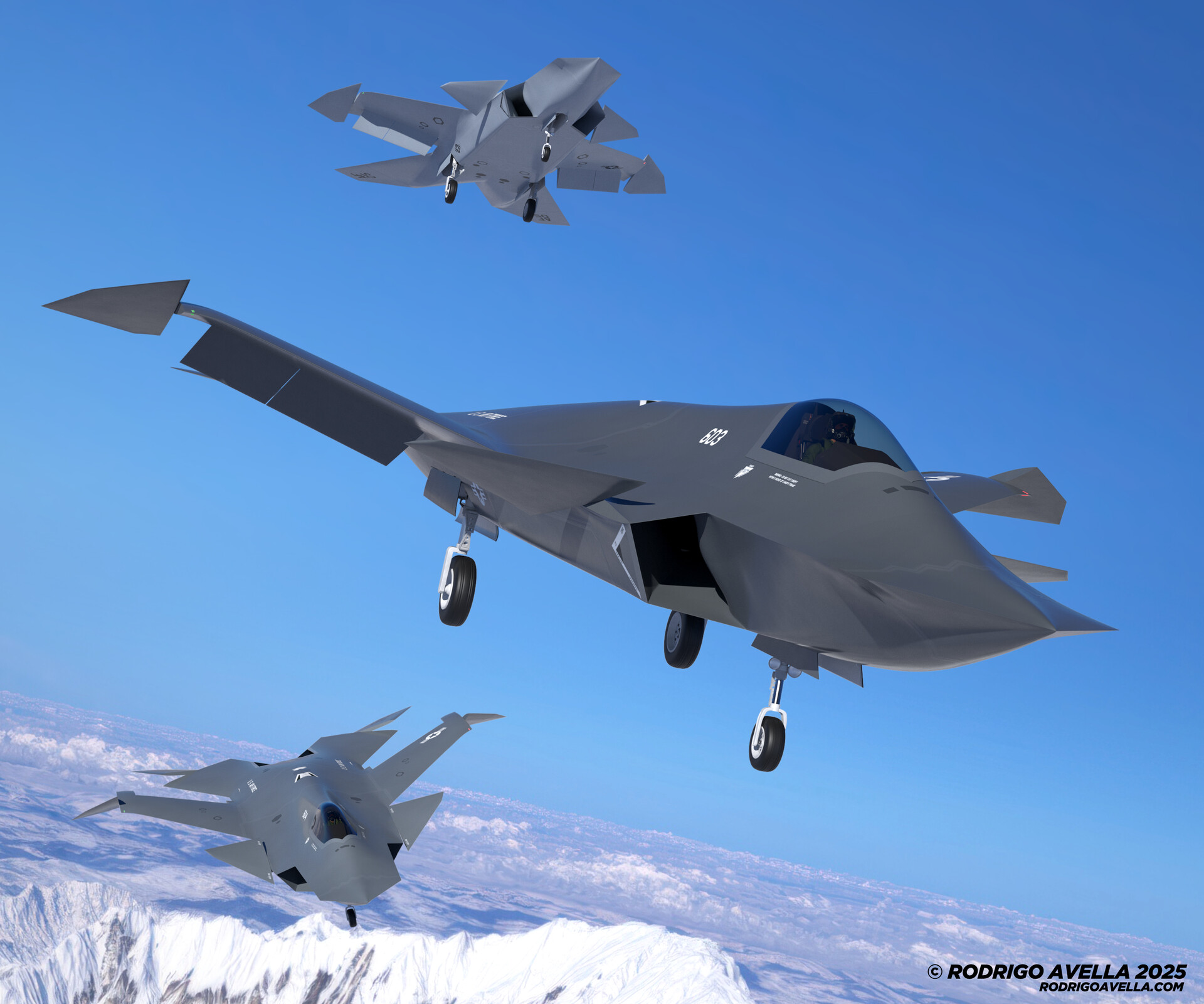 Rodrigo Avella - Sixth generation fighter concept