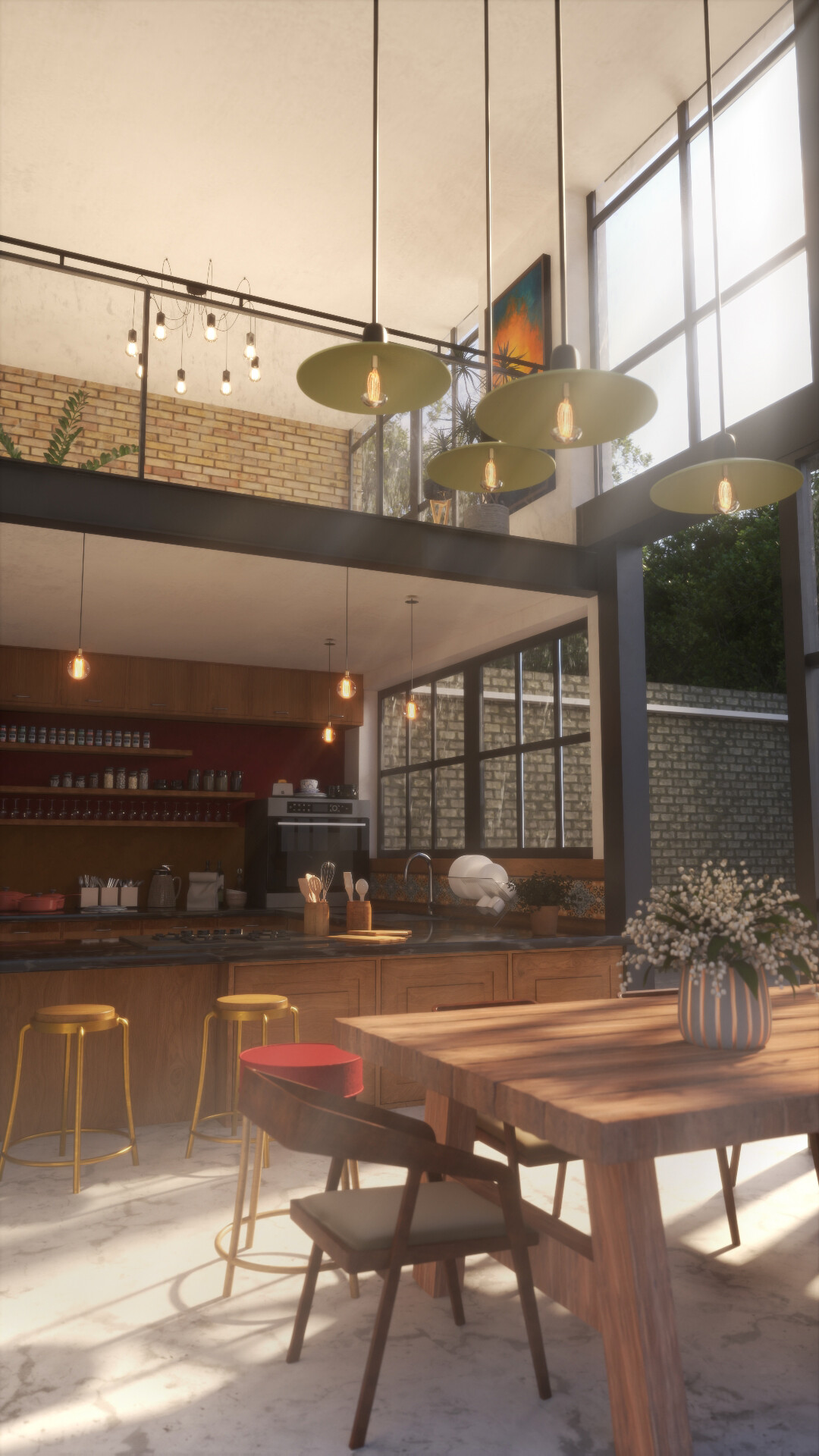 ArtStation - Kitchen interior visualization