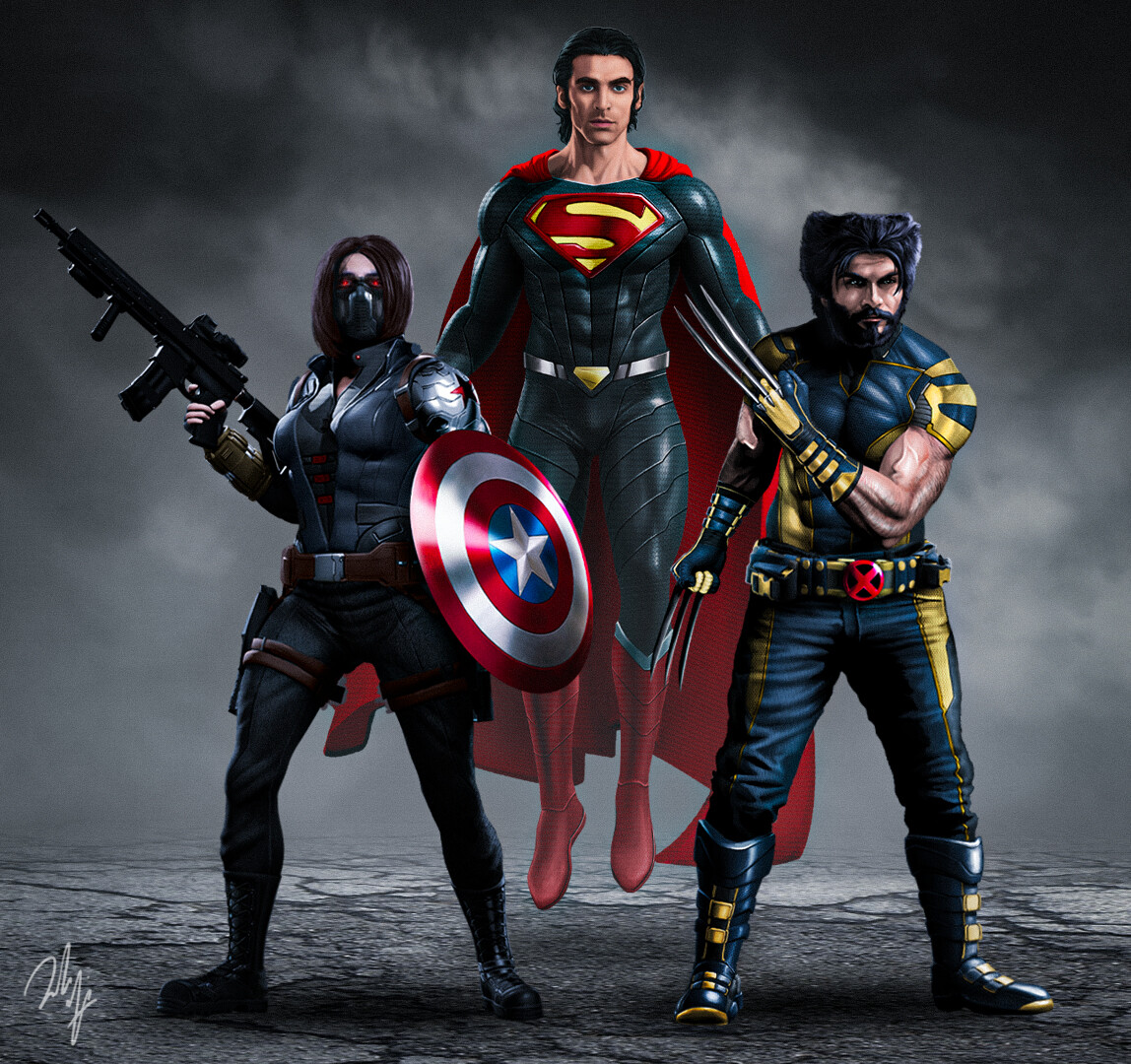 ArtStation - Composite Superhero Portrait Commissions