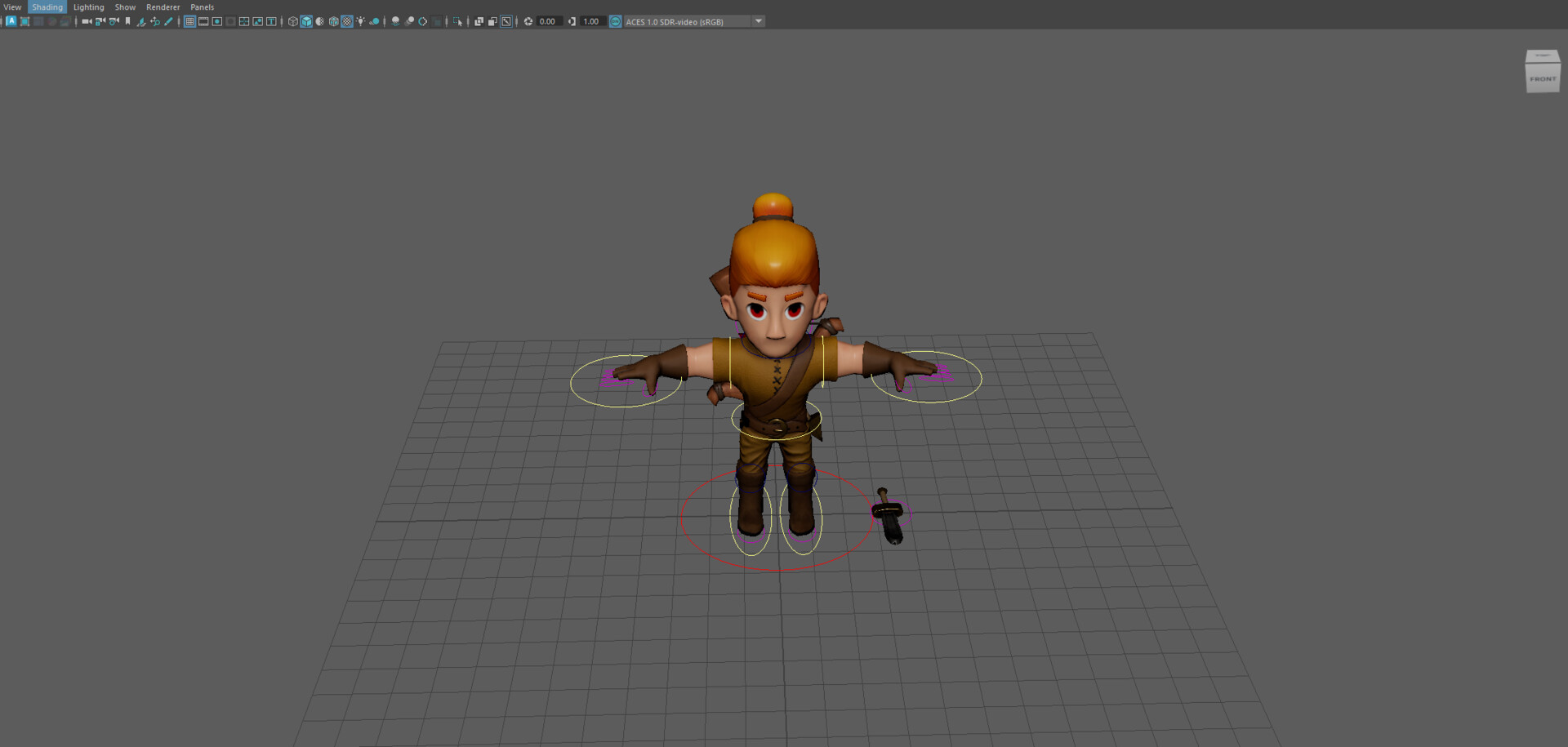 ArtStation - Humanoid_Rig_05
