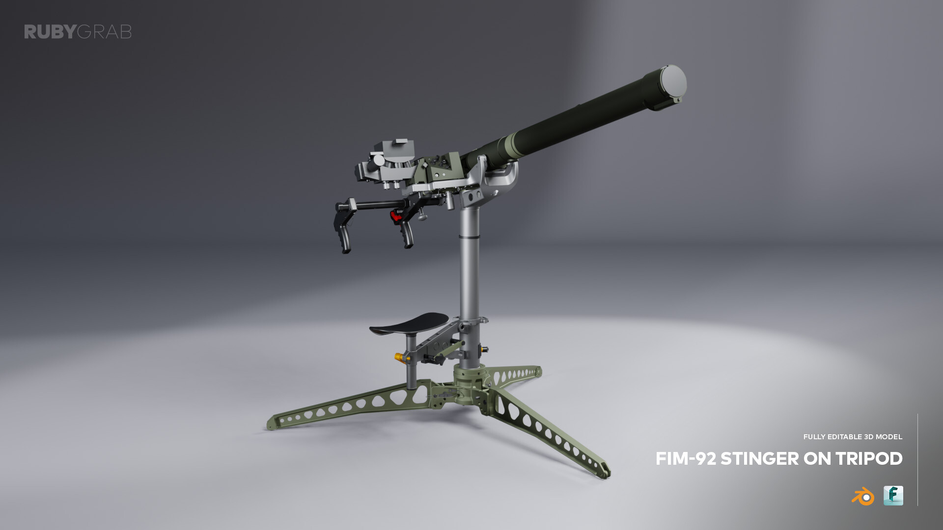 RubyGrab - FIM-92 Stinger on Tripod Mount with Operator Seat – Ground ...