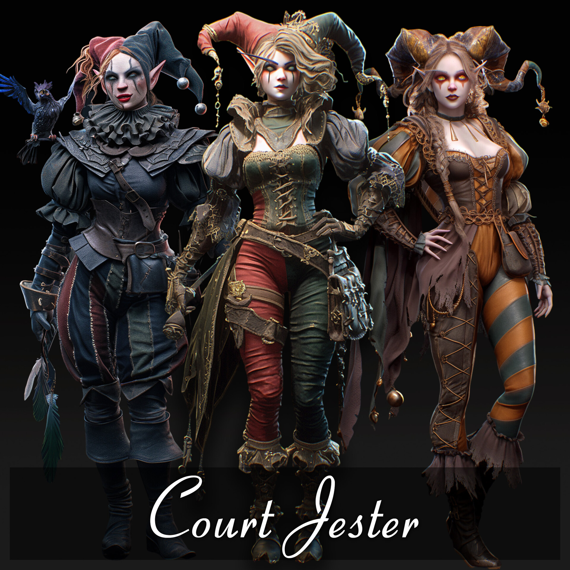 jester art reference