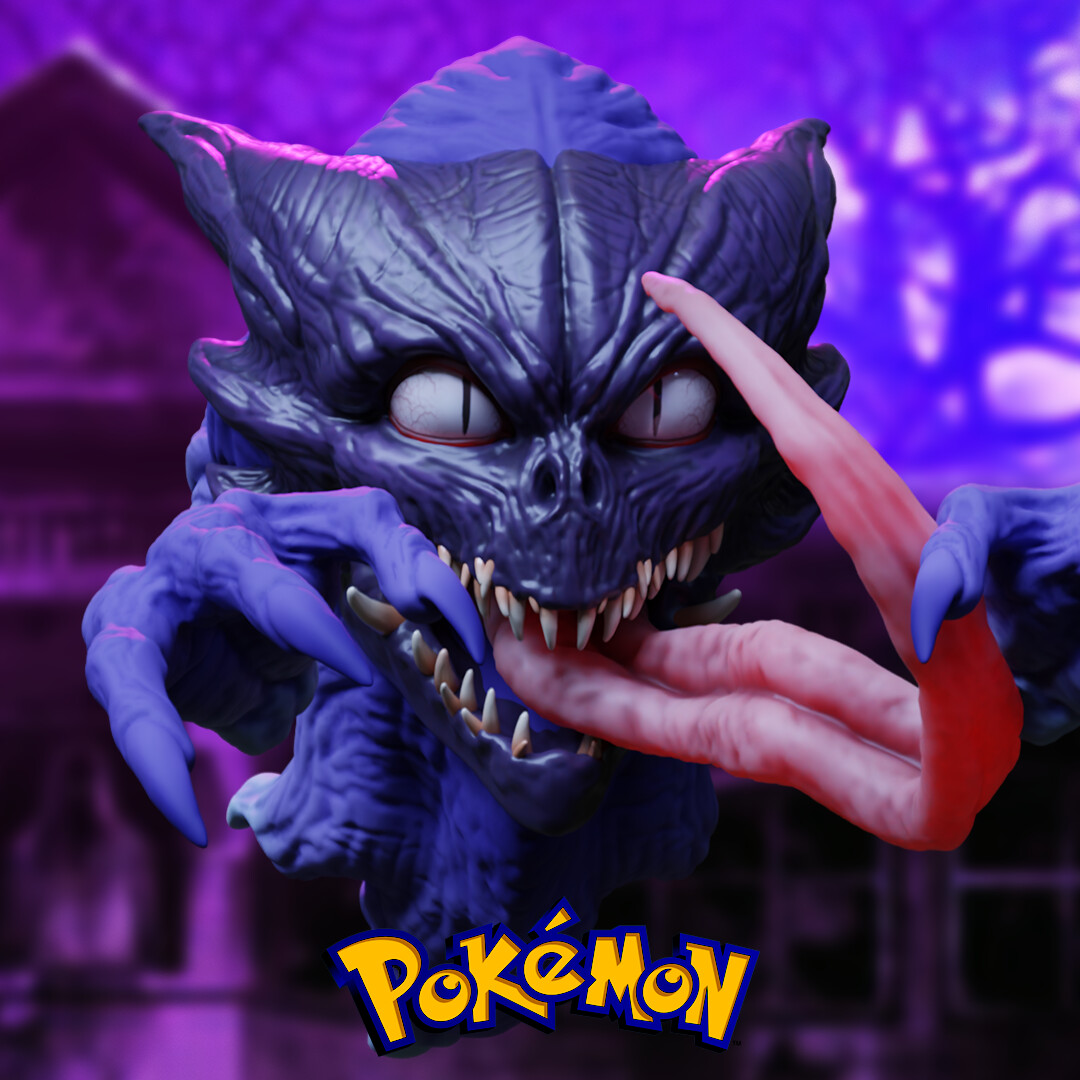 ArtStation - Realistic Pokemon Haunter