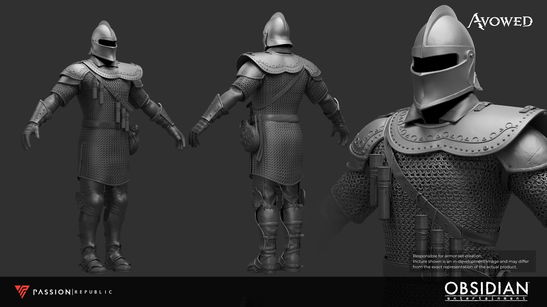 Passion Republic - Avowed Character Modeling - Set Armor 02