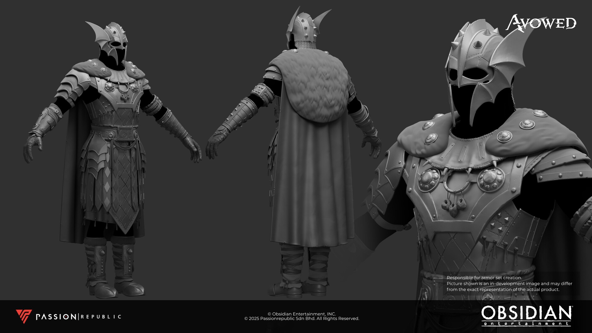 Passion Republic - Avowed Character Modeling - Set Armor 03