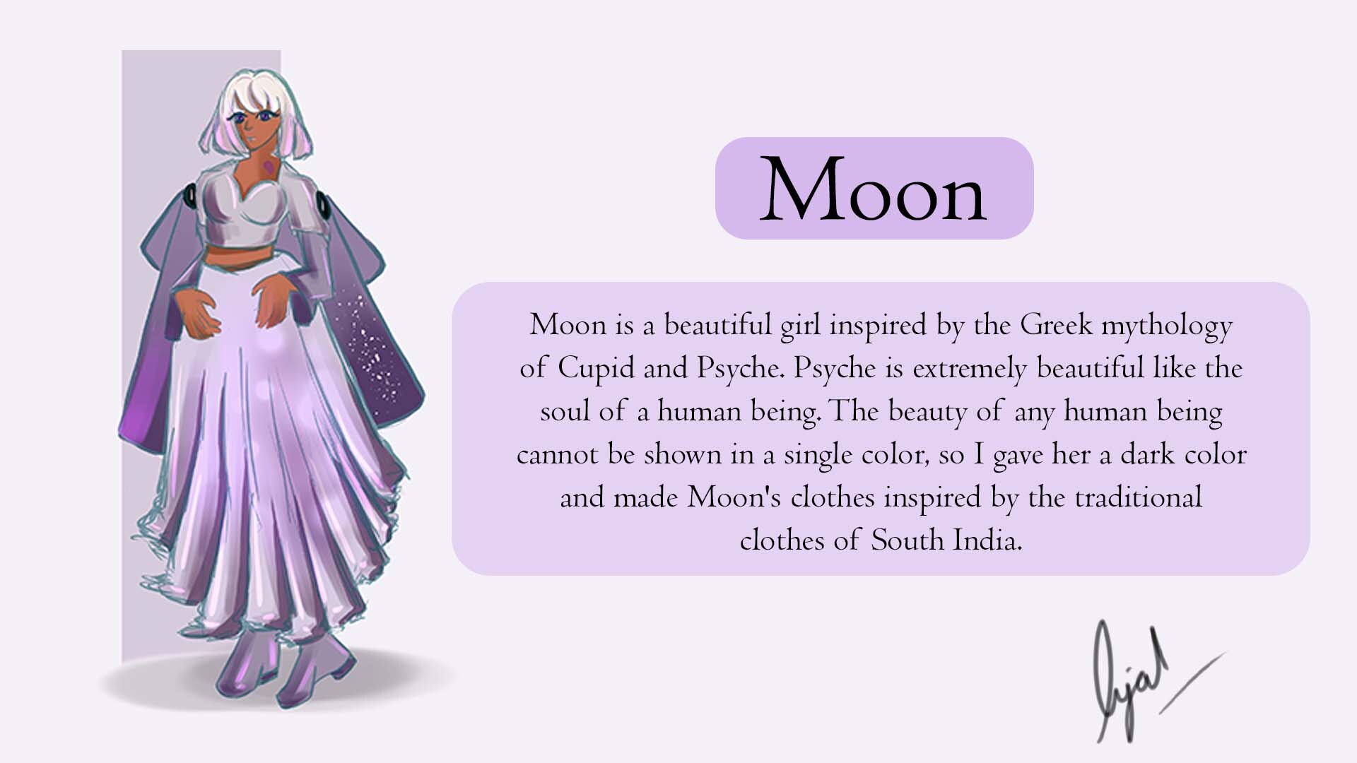 ArtStation - moon character design