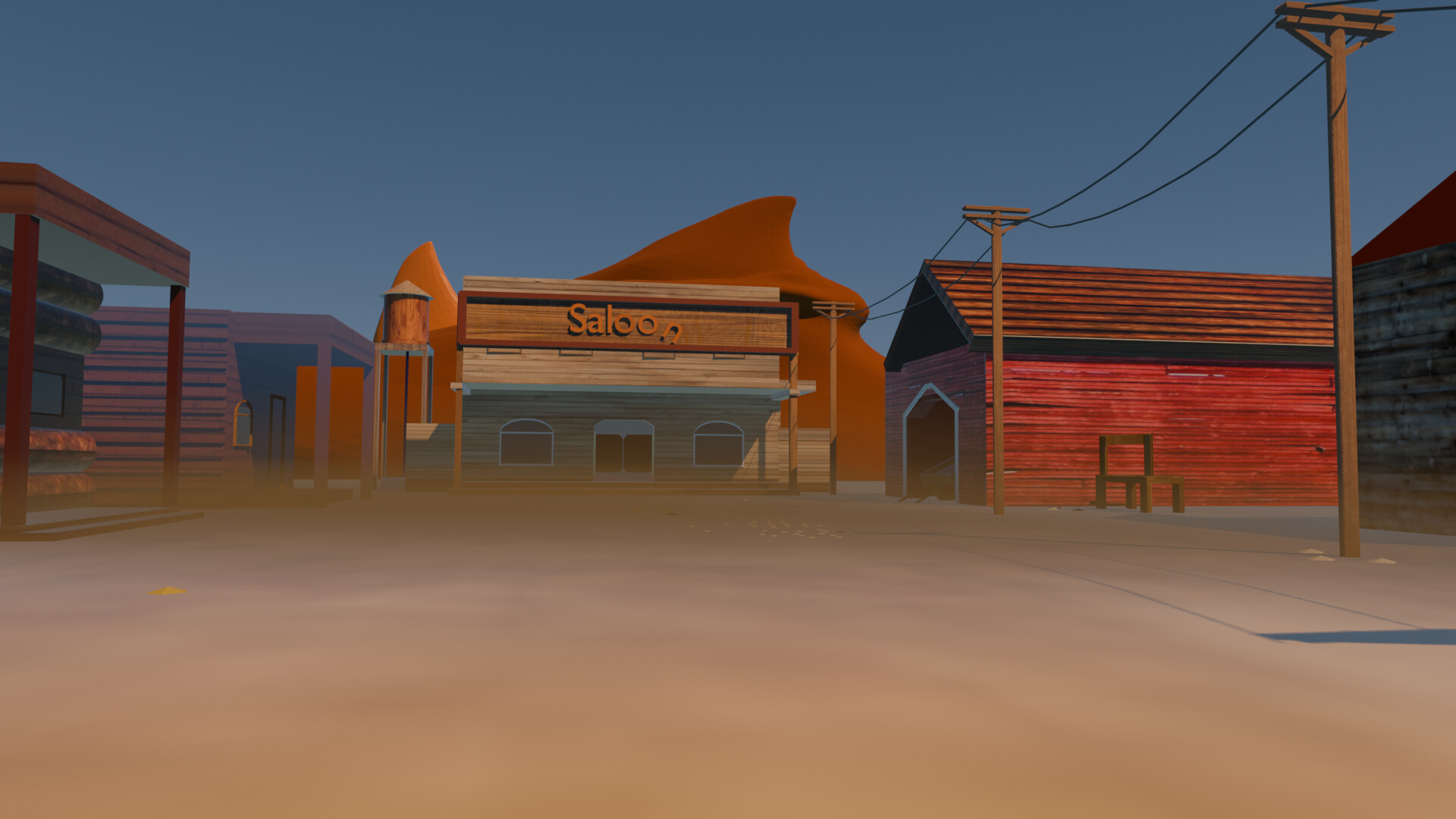 ArtStation - gun smoke at sunrise