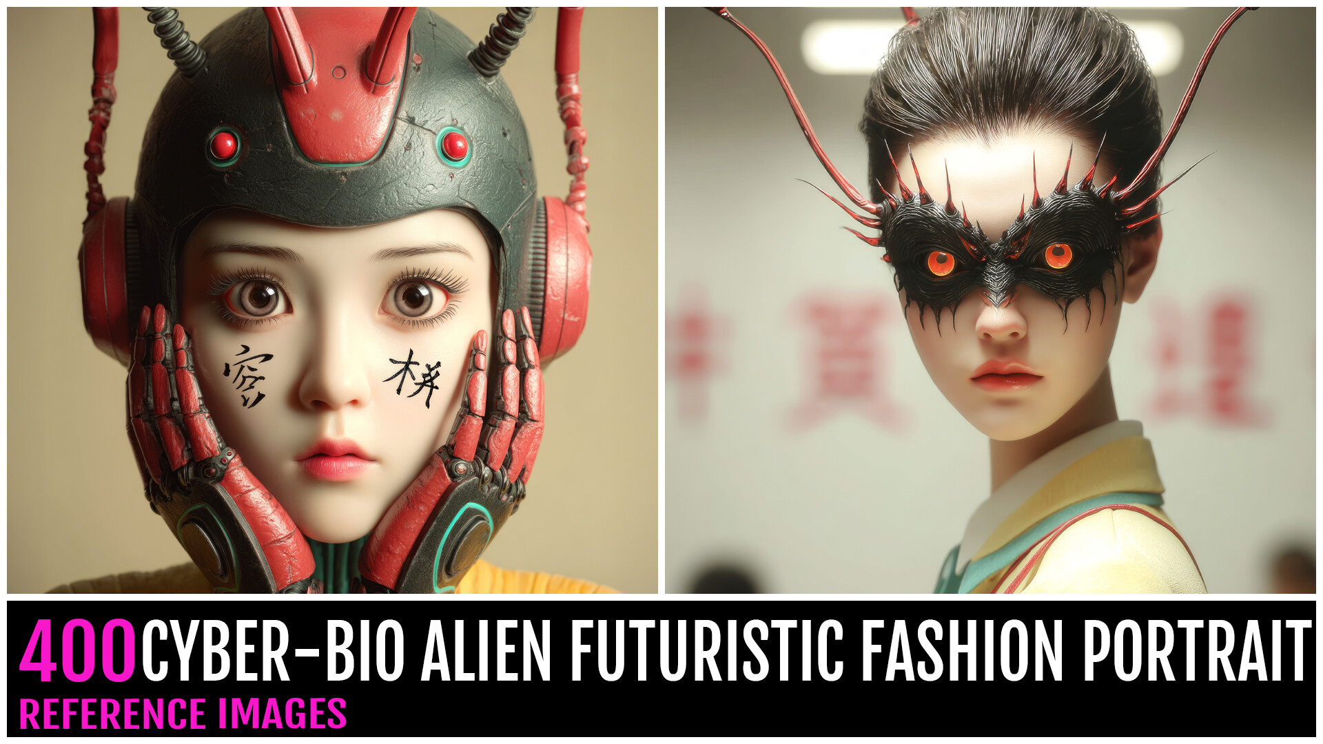 Isabelle ¥¥ - 400 CYBER-BIO ALIEN – FUTURISTIC FASHION PORTRAIT