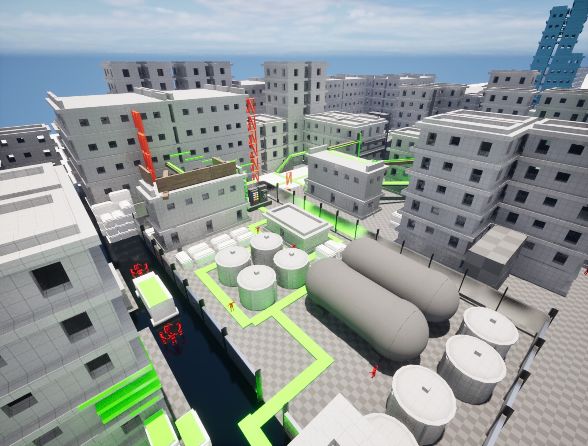 ArtStation - Port Level Block-out