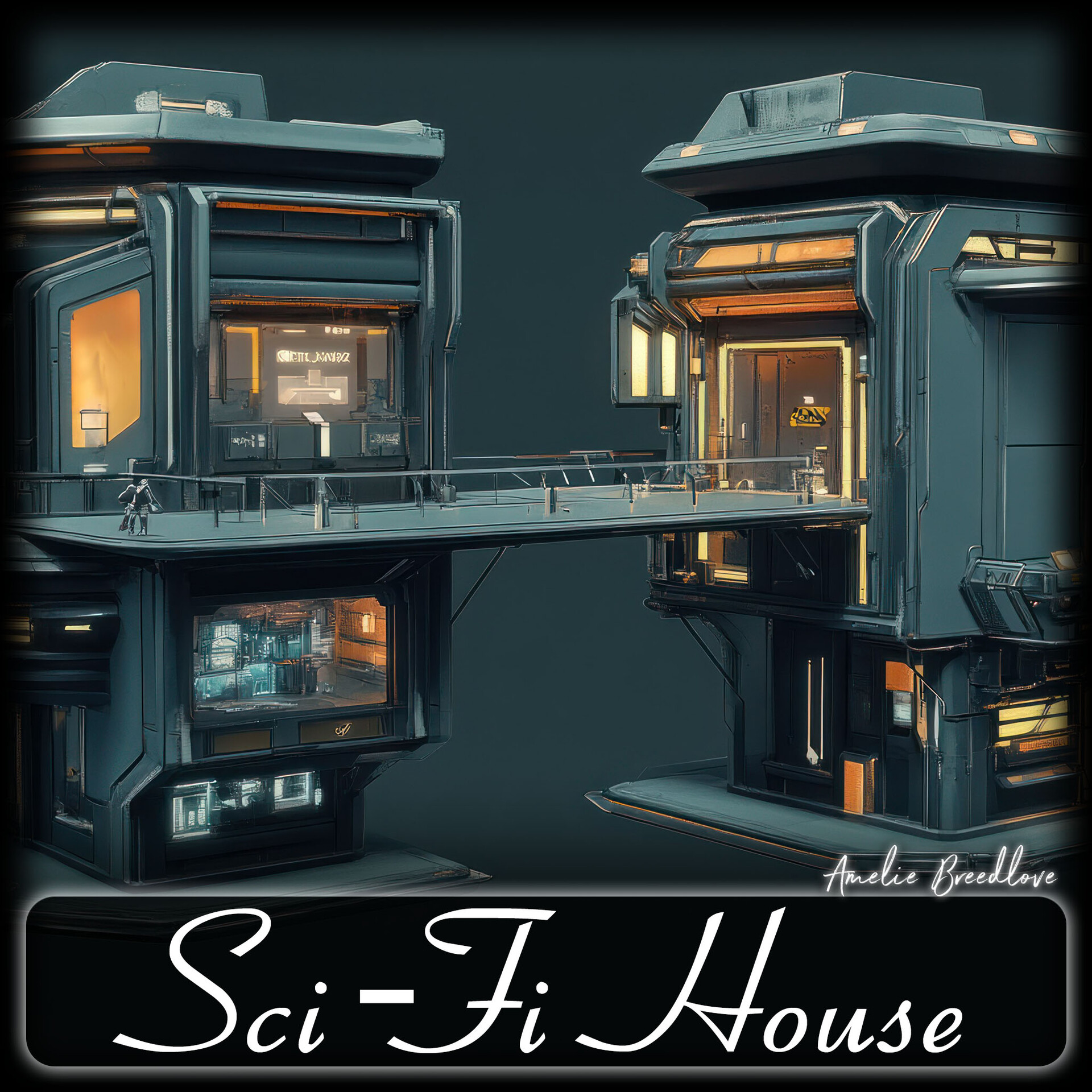 ArtStation - 200 Sci-Fi House Reference Pack | 4K | v.9