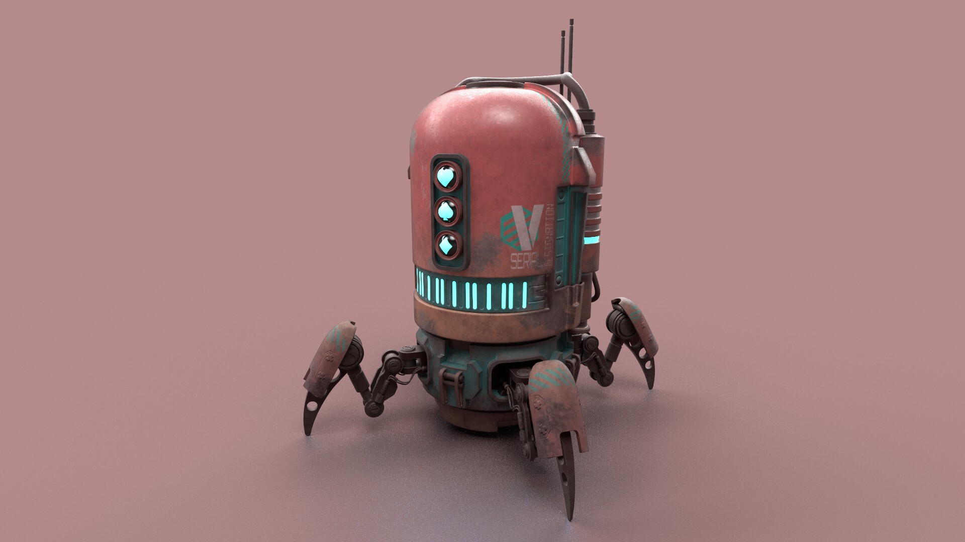 ArtStation - Spiderbot Texture