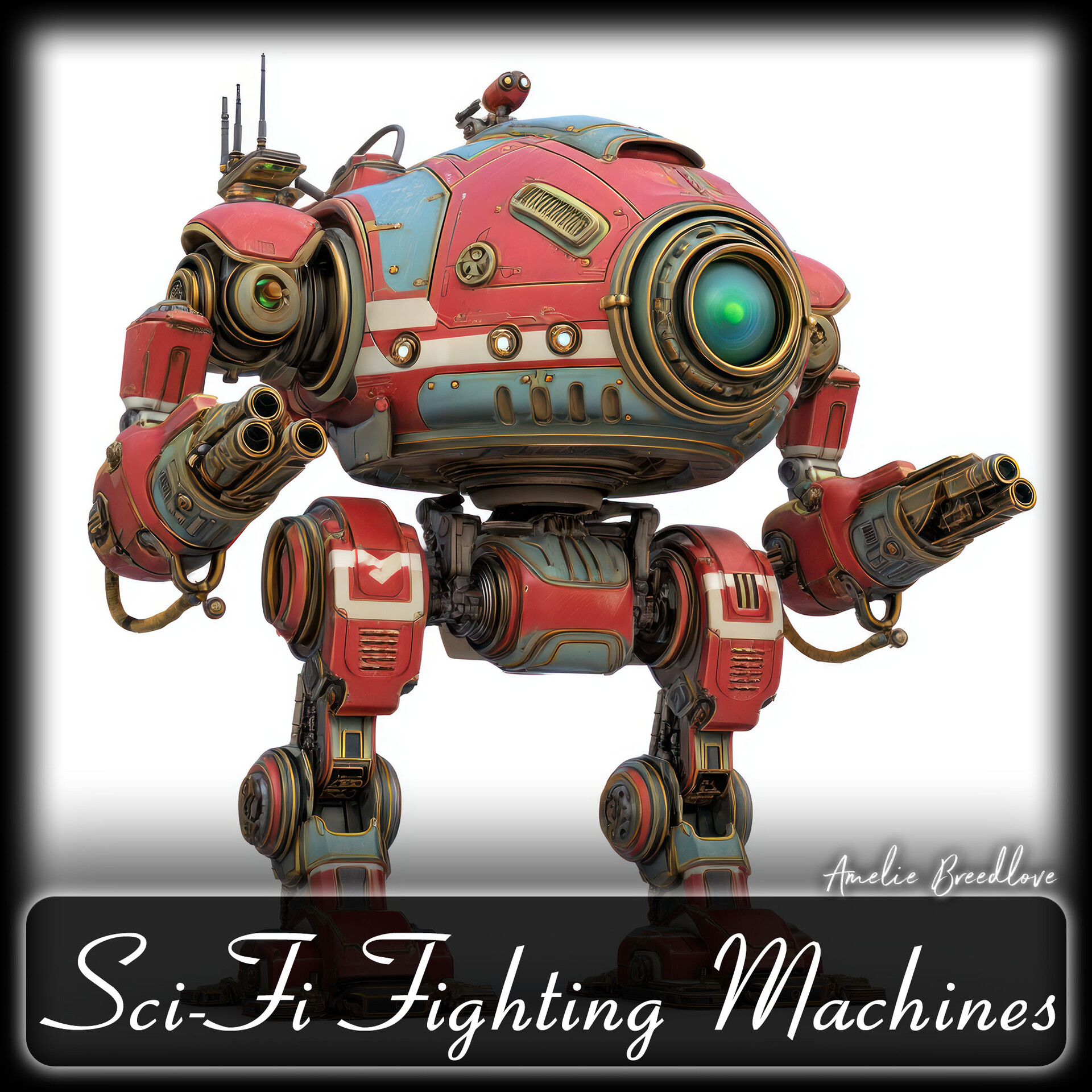 ArtStation - 200 Sci-Fi Fighting Machines - Anime and Cartoon (Full ...