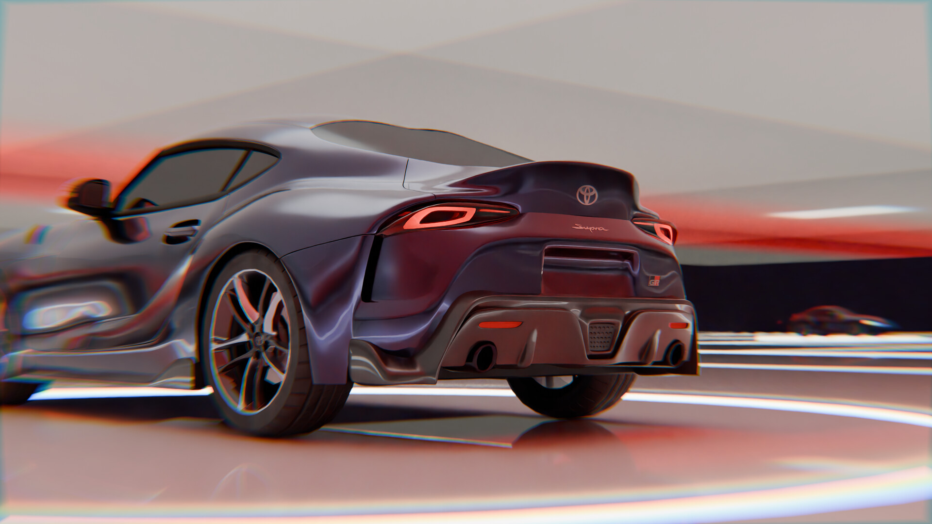 ArtStation - Toyota Supra GR
