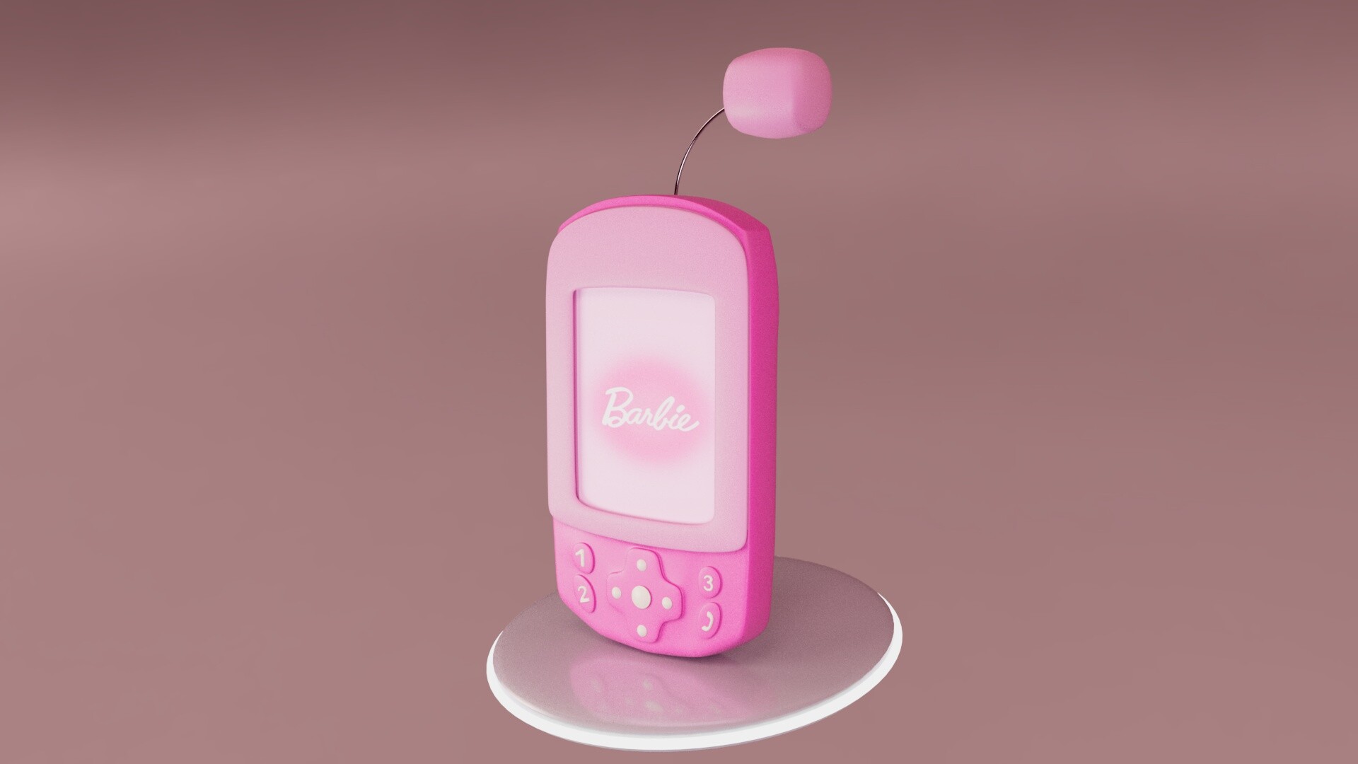 ArtStation - PHONE_BARBIE_C4D