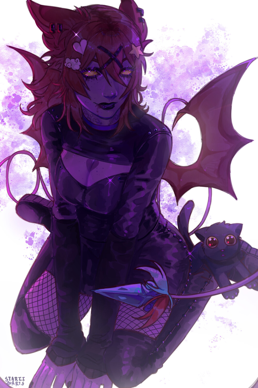 ArtStation - Bat girl (OC)