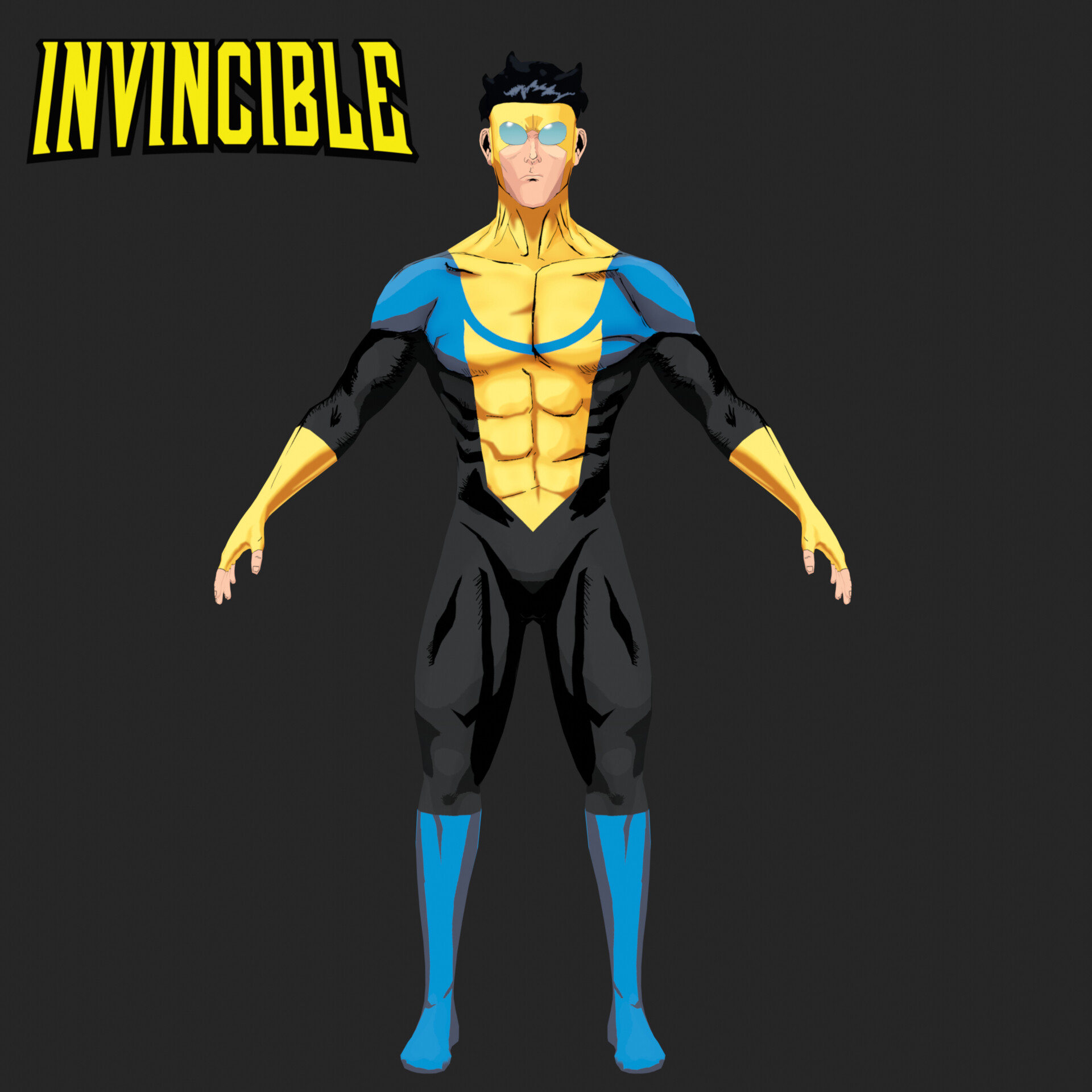 ArtStation - Invincible Fan Art 3D Model